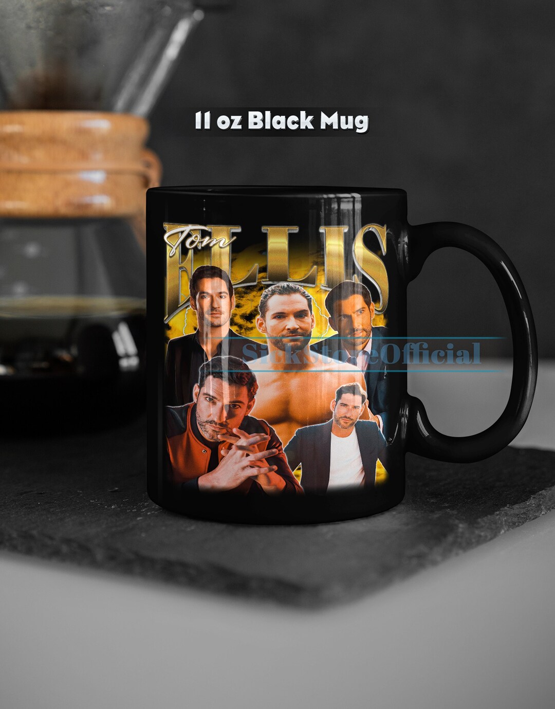 TOM ELLIS Coffee Mug, Tom Ellis Tea Mug, Tom Ellis Drinkware, Tom Ellis ...