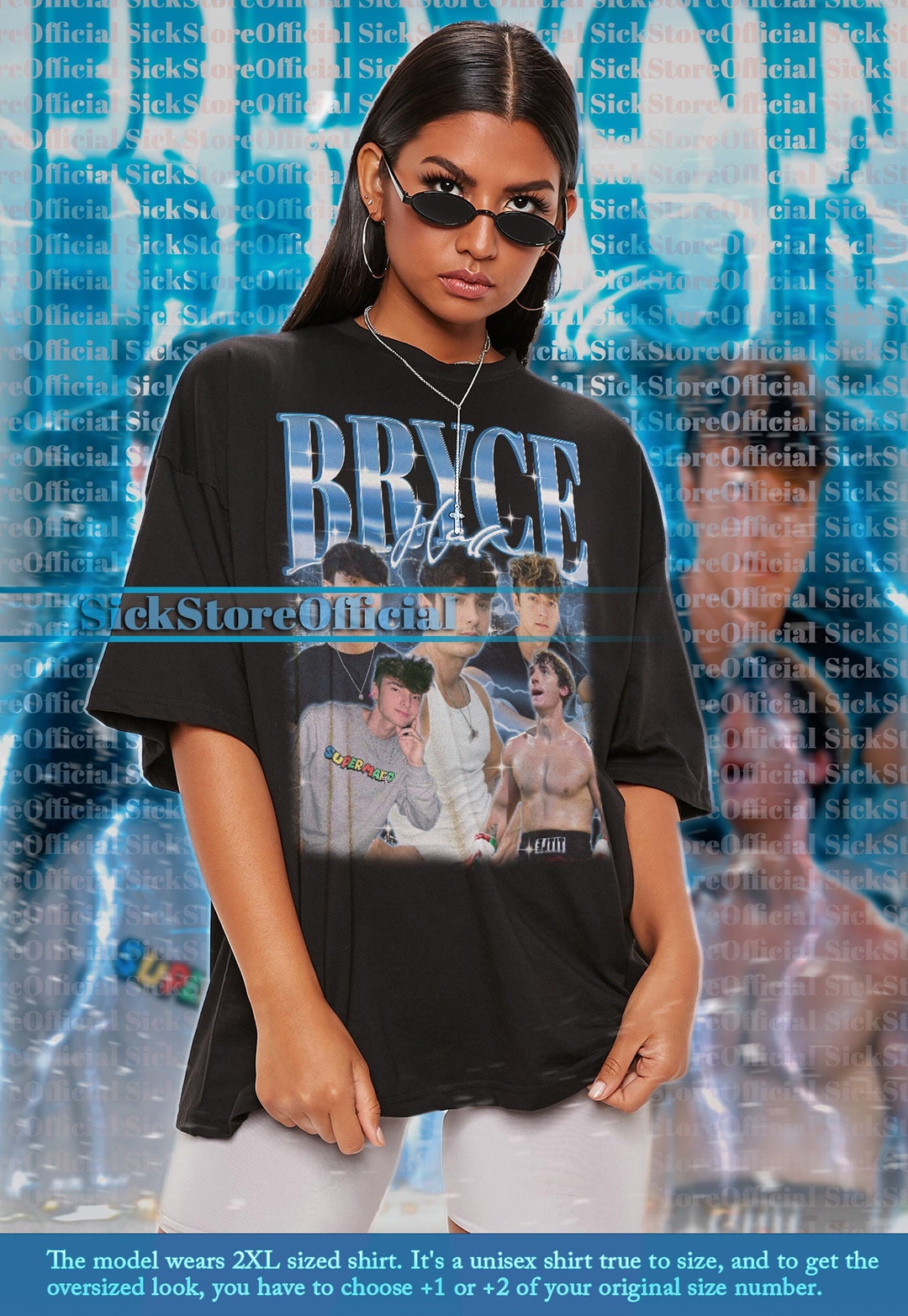 BRYCE HALL Vintage Shirt, Bryce Hall Homage Tshirt, Bryce Hall Fan Tees ...