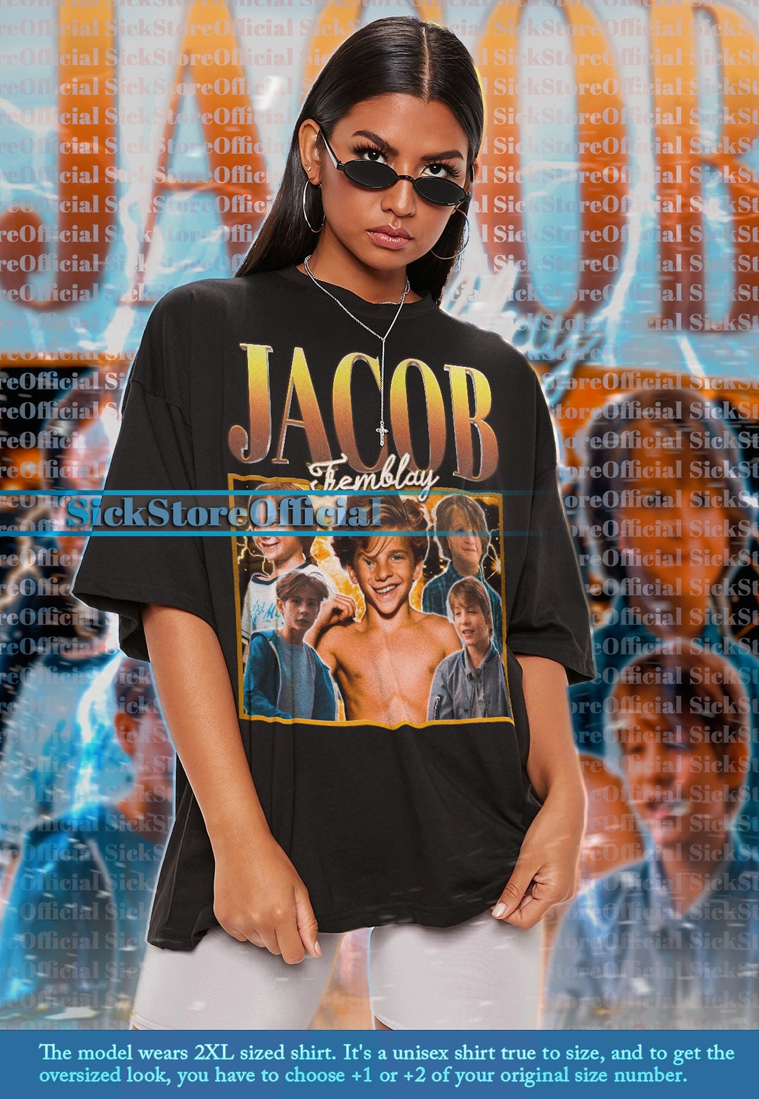 JACOB TREMBLAY Vintage Shirt, Jacob Tremblay Homage Tshirt, Jacob ...