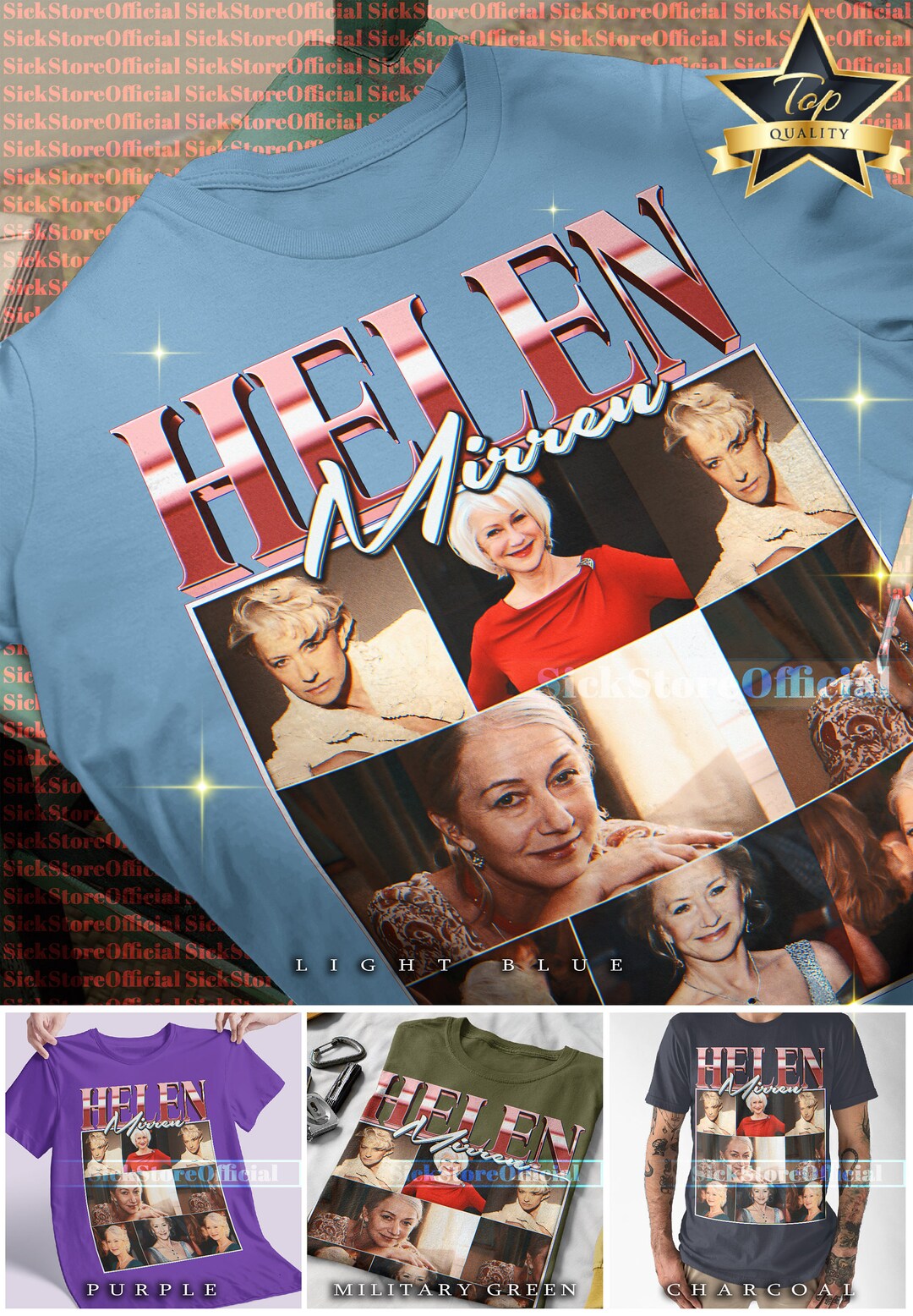 HELEN MIRREN Vintage Shirt, Helen Mirren Homage Tshirt, Helen Mirren ...