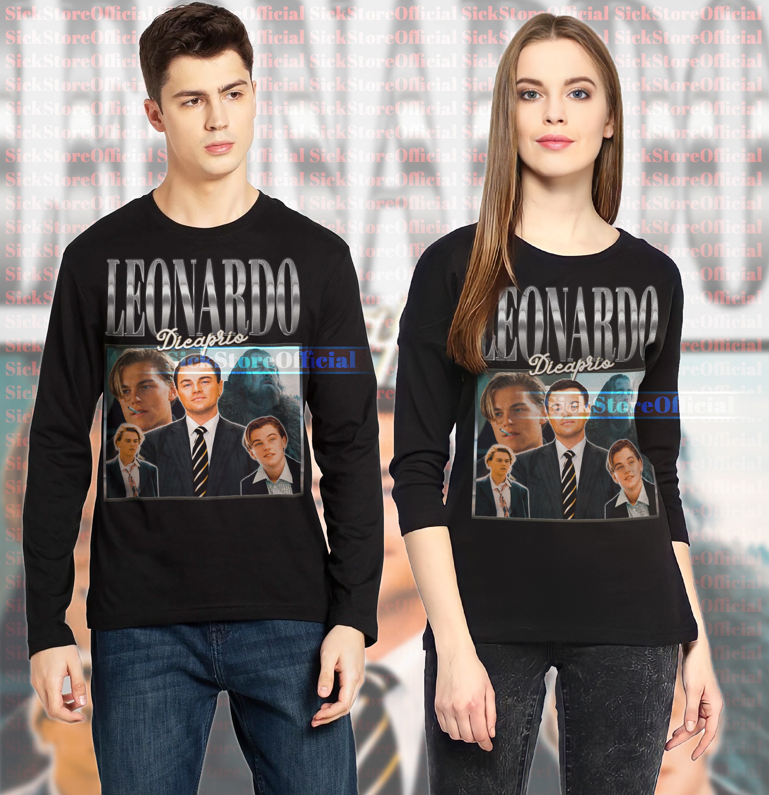 LEONARDO DICAPRIO Vintage Shirt Leonardo Dicaprio Homage - Etsy