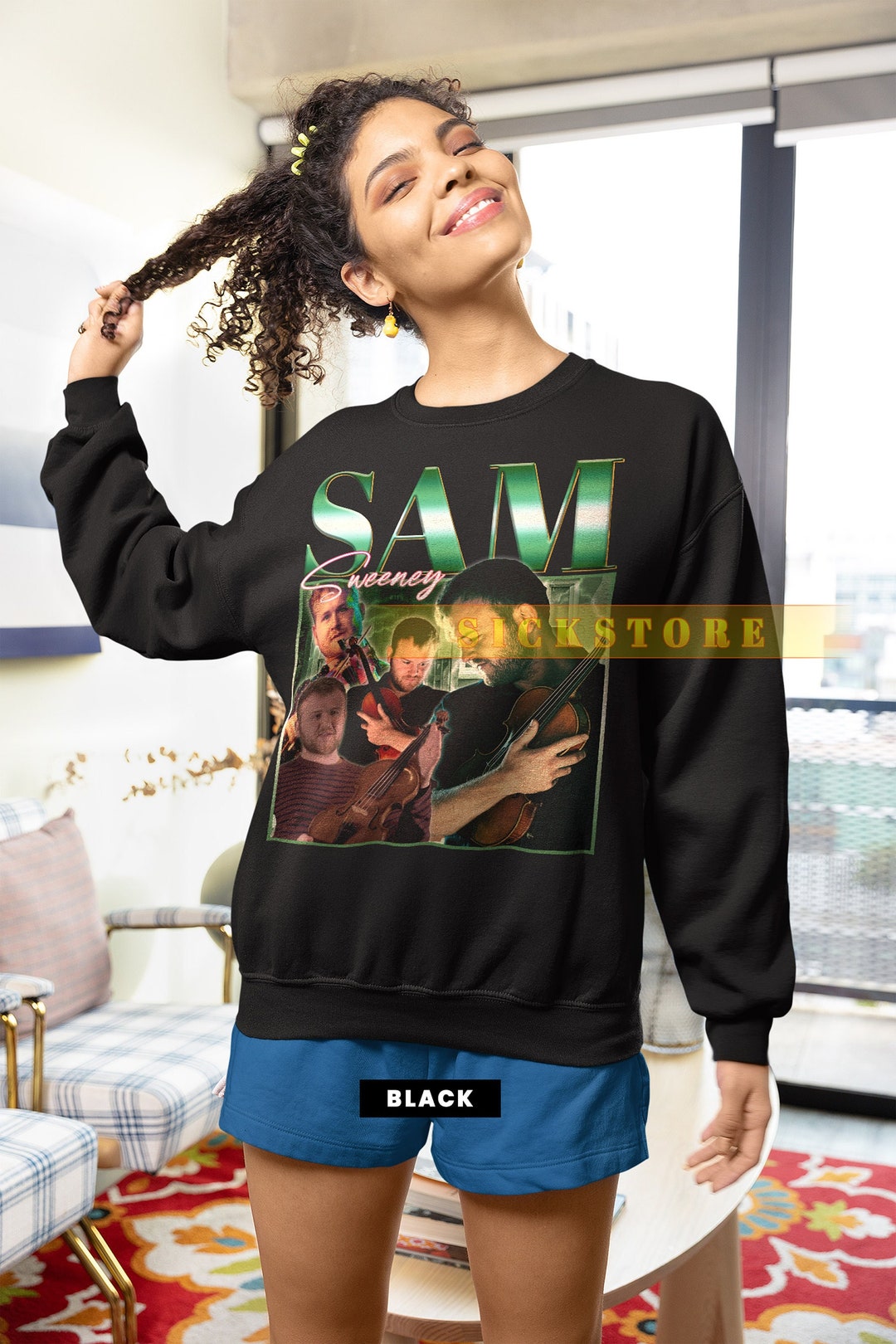 SAM SWEENEY Sweatshirt, Sam Sweeney Homage Tshirt, Sam Sweeney Fan Tees ...