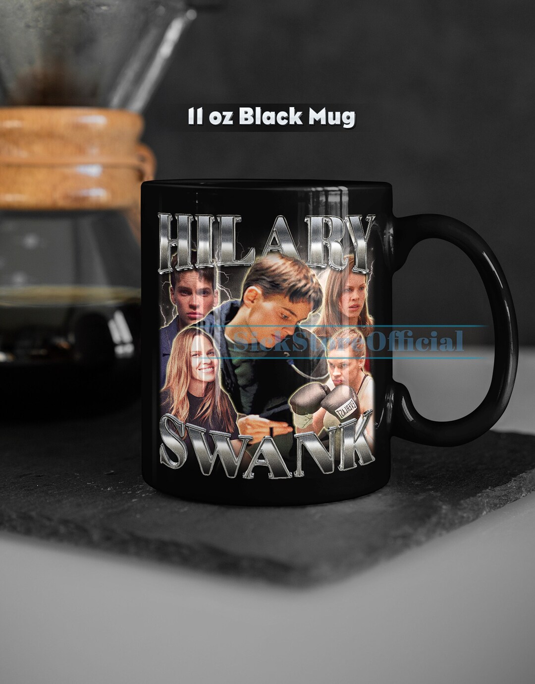 HILARY SWANK Coffee Mug, Hilary Swank Tea Mug, Hilary Swank Drinkware ...
