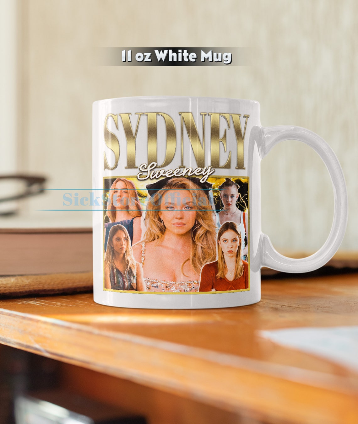 SYDNEY SWEENEY Coffee Mug, Sydney Sweeney Tea Mug, Sydney Sweeney ...