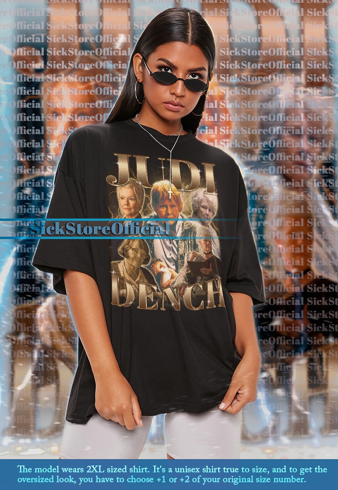 JUDI DENCH Vintage Shirt, Judi Dench Homage Tshirt, Judi Dench Fan Tees ...