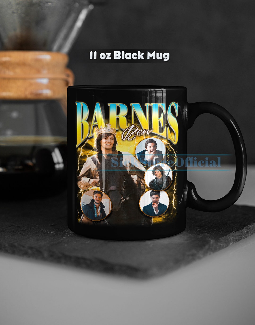 BEN BARNES Coffee Mug, Ben Barnes Tea Mug, Ben Barnes Drinkware, Ben ...