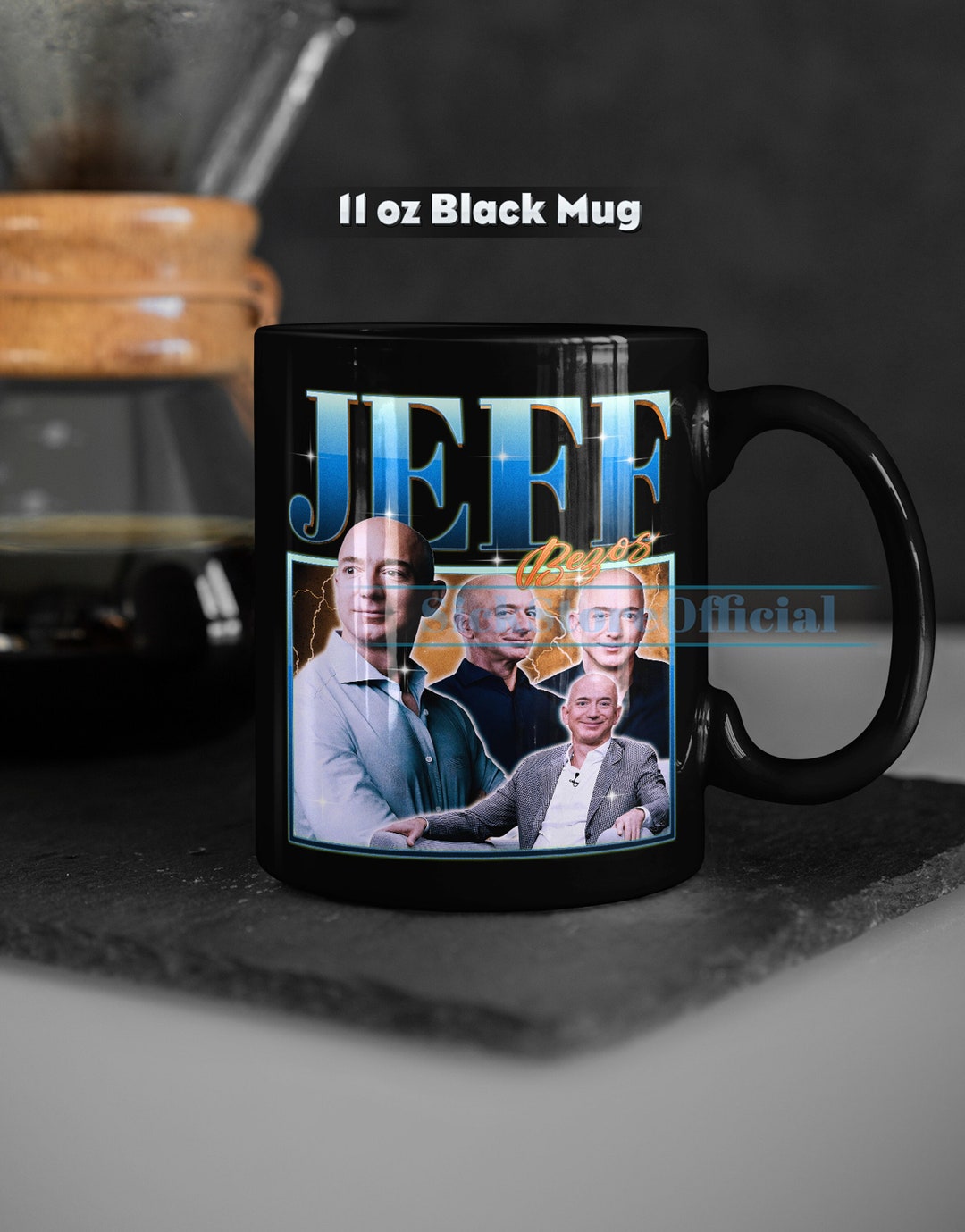 JEFF BEZOS Coffee Mug, Jeff Bezos Tea Mug, Jeff Bezos Drinkware, Jeff ...