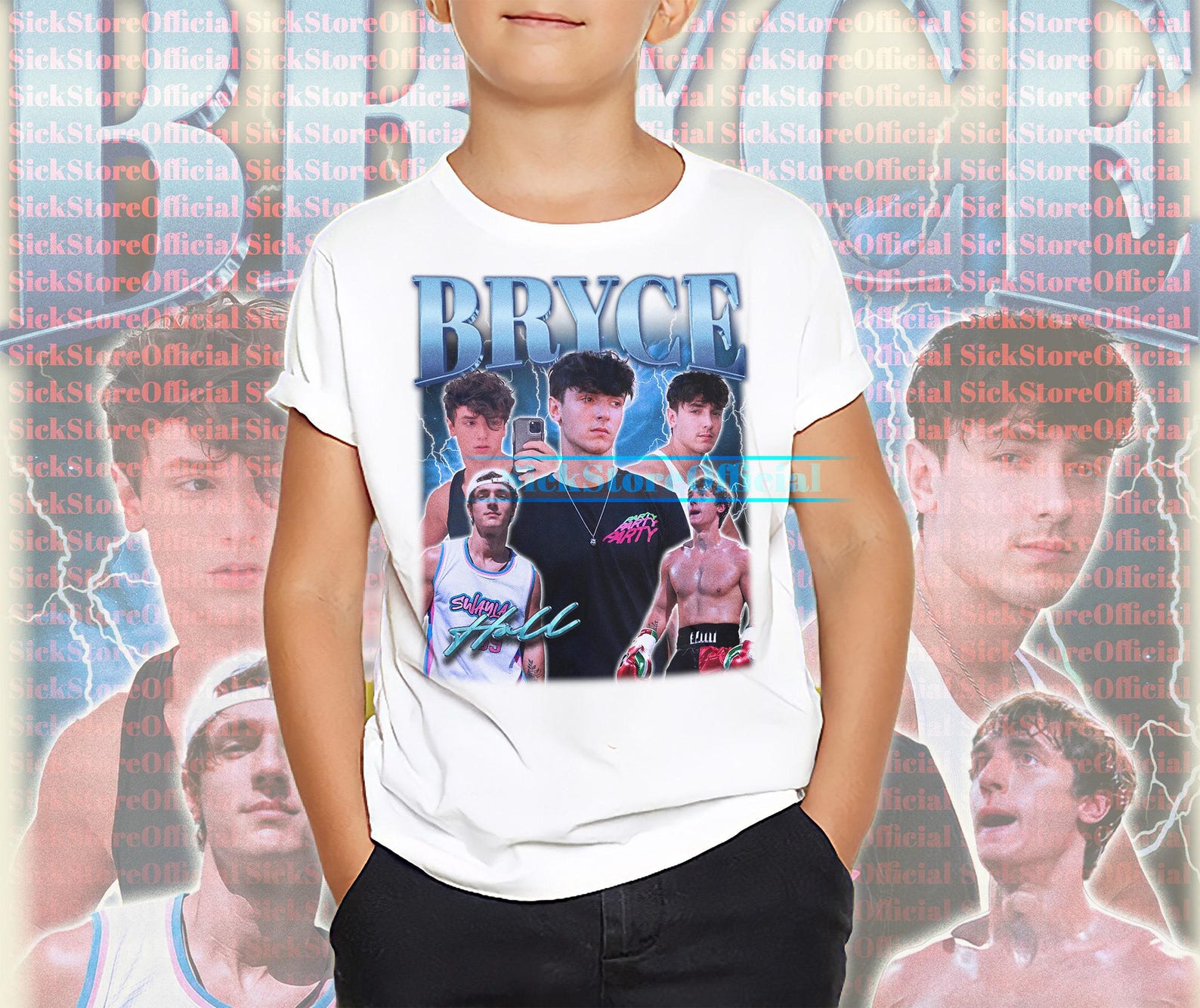 BRYCE HALL Vintage Shirt, Bryce Hall Homage Tshirt, Bryce Hall Fan Tees ...