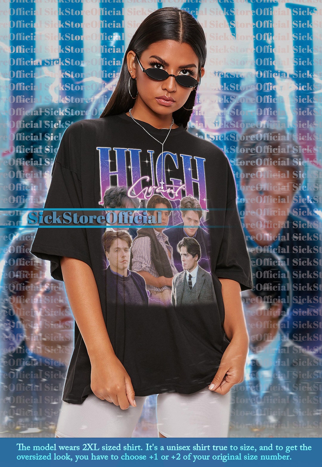 HUGH GRANT Vintage Shirt, Hugh Grant Homage Tshirt, Hugh Grant Fan Tees ...