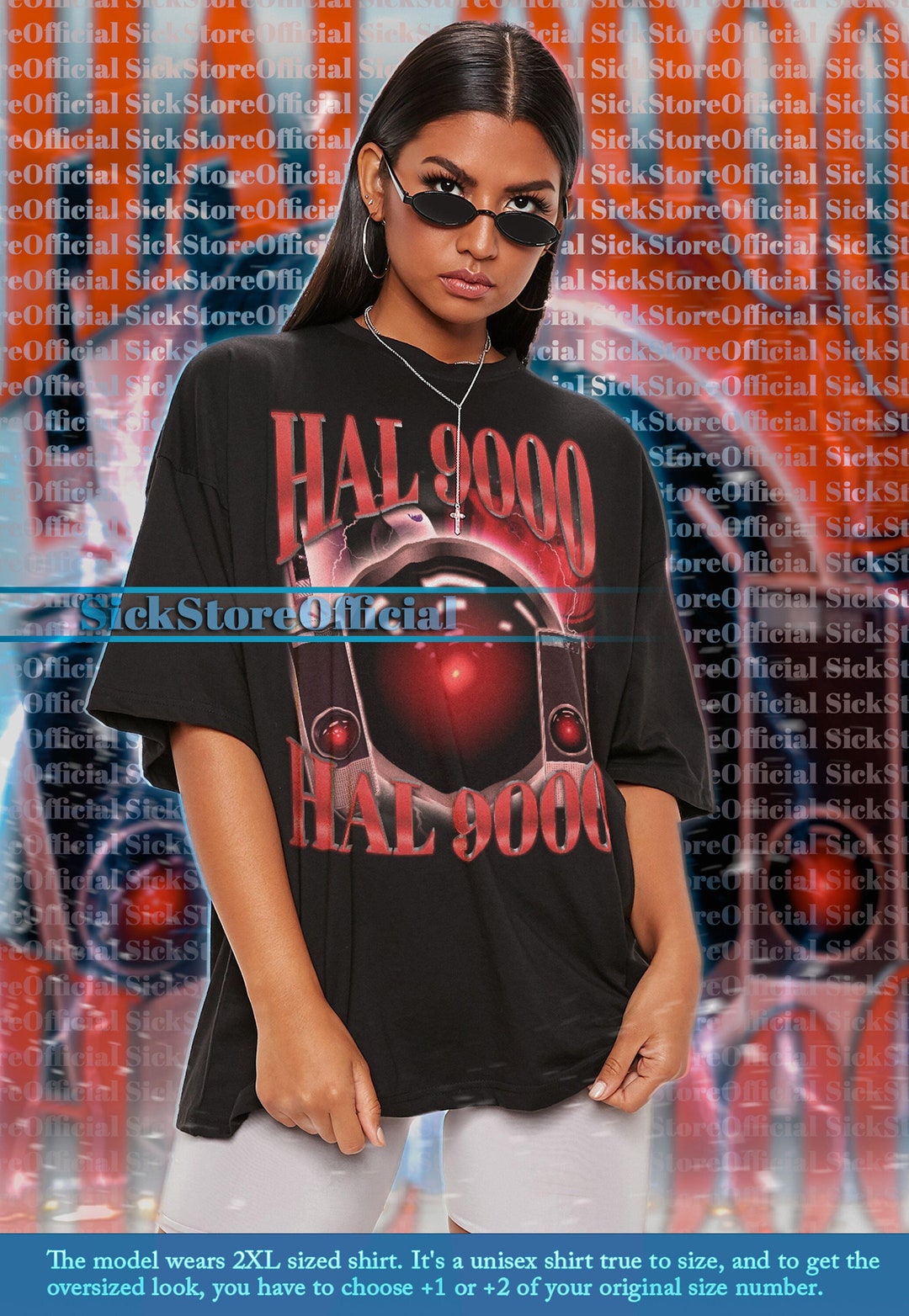 HAL 9000 Vintage Shirt, Hal 9000 Homage Tshirt, Hal 9000 Fan Tees, Hal ...