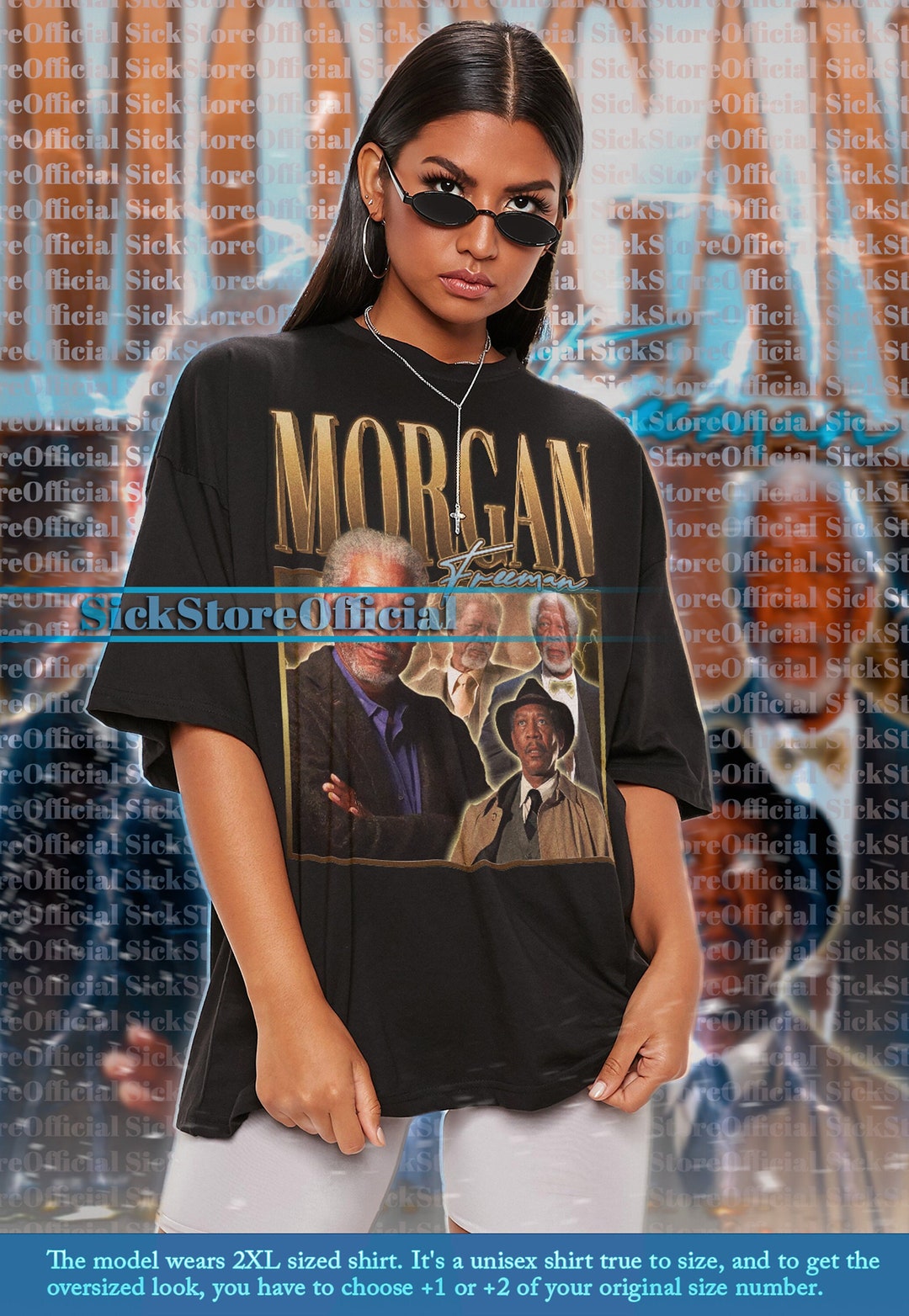 MORGAN FREEMAN Shirt, Actor, Director, and Narrator Morgan Freeman ...