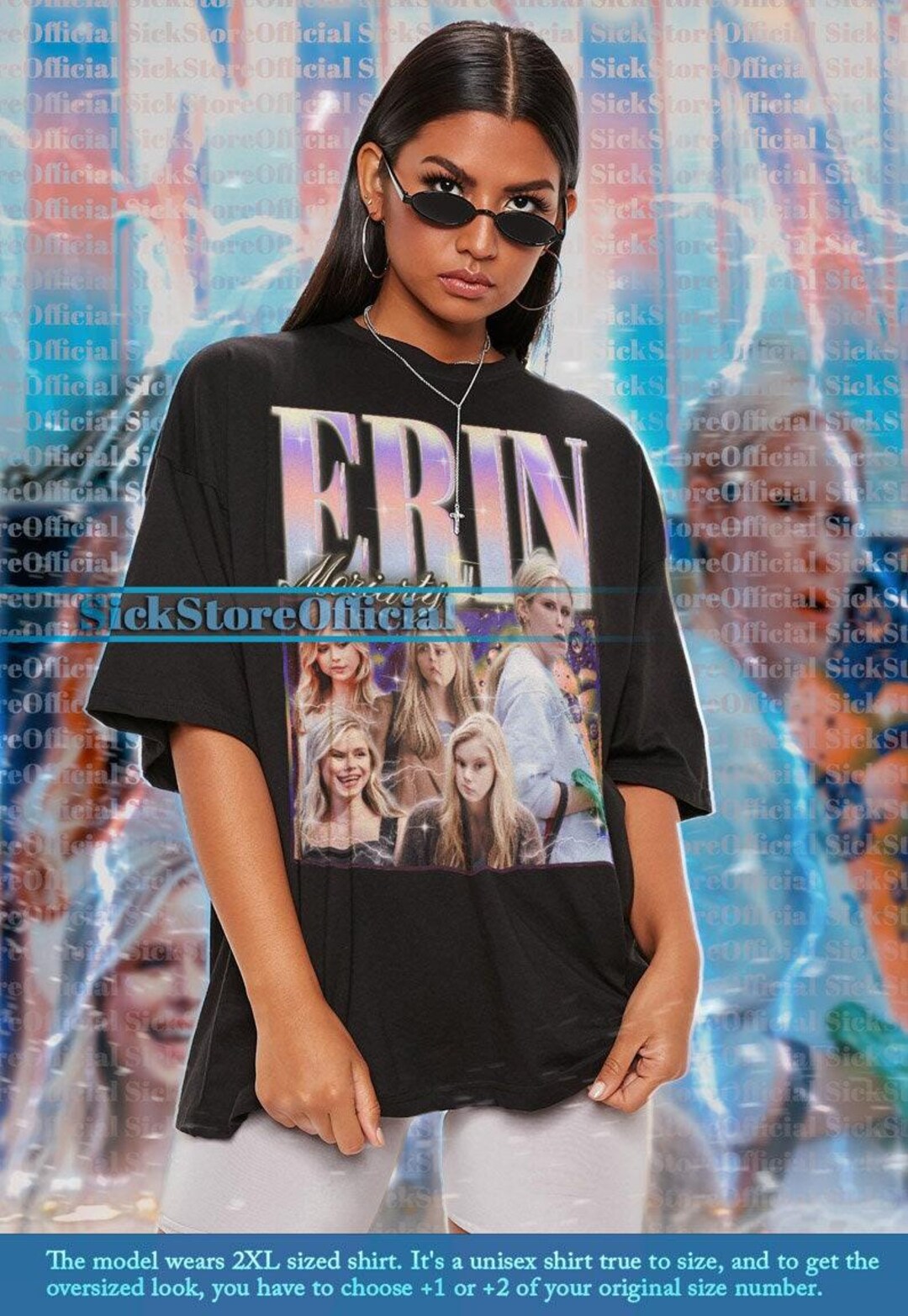 ERIN MORIARTY Vintage Shirt, Erin Moriarty Homage Tshirt, Erin Moriarty ...