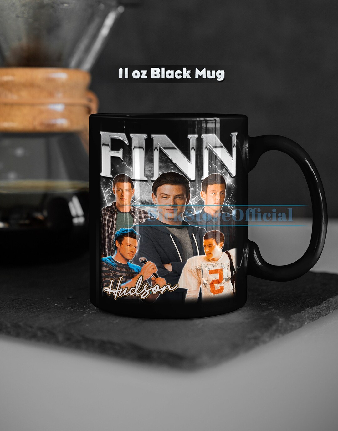 FINN HUDSON Coffee Mug, Cory Monteith Tea Mug, Christopher Hudson, Cory ...