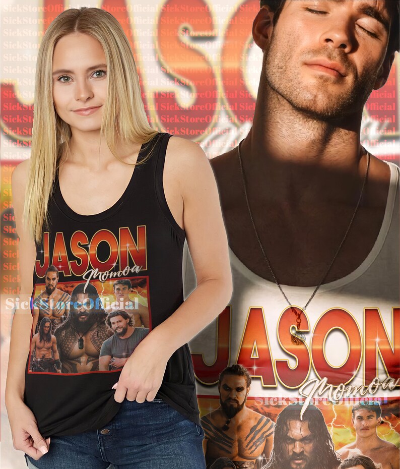 JASON MOMOA Vintage Shirt, Jason Momoa Homage Tshirt, Jason Momoa Fan ...