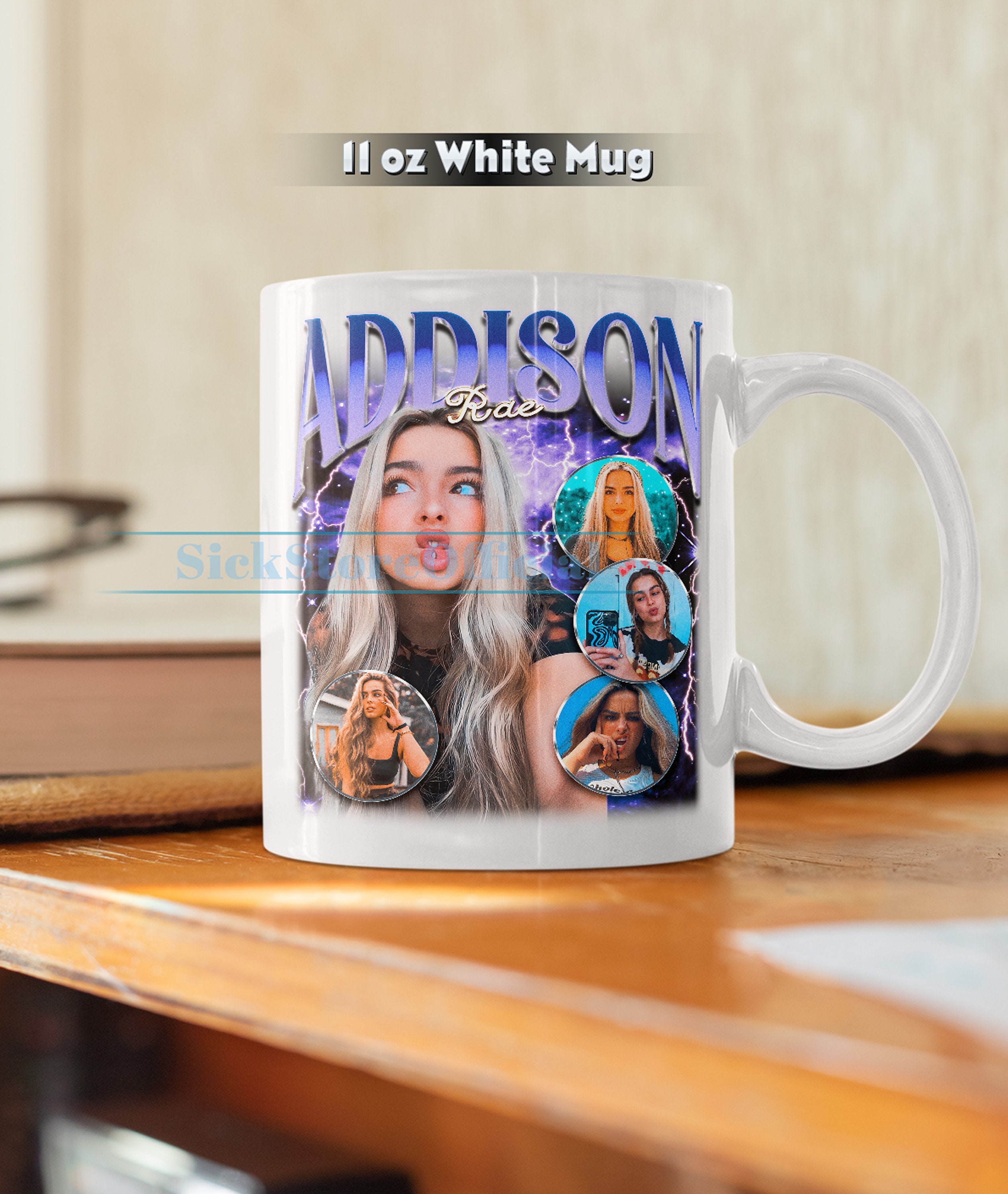 ADDISON RAE Coffee Mug, Addison Rae Tea Mug, Addison Rae Drinkware ...