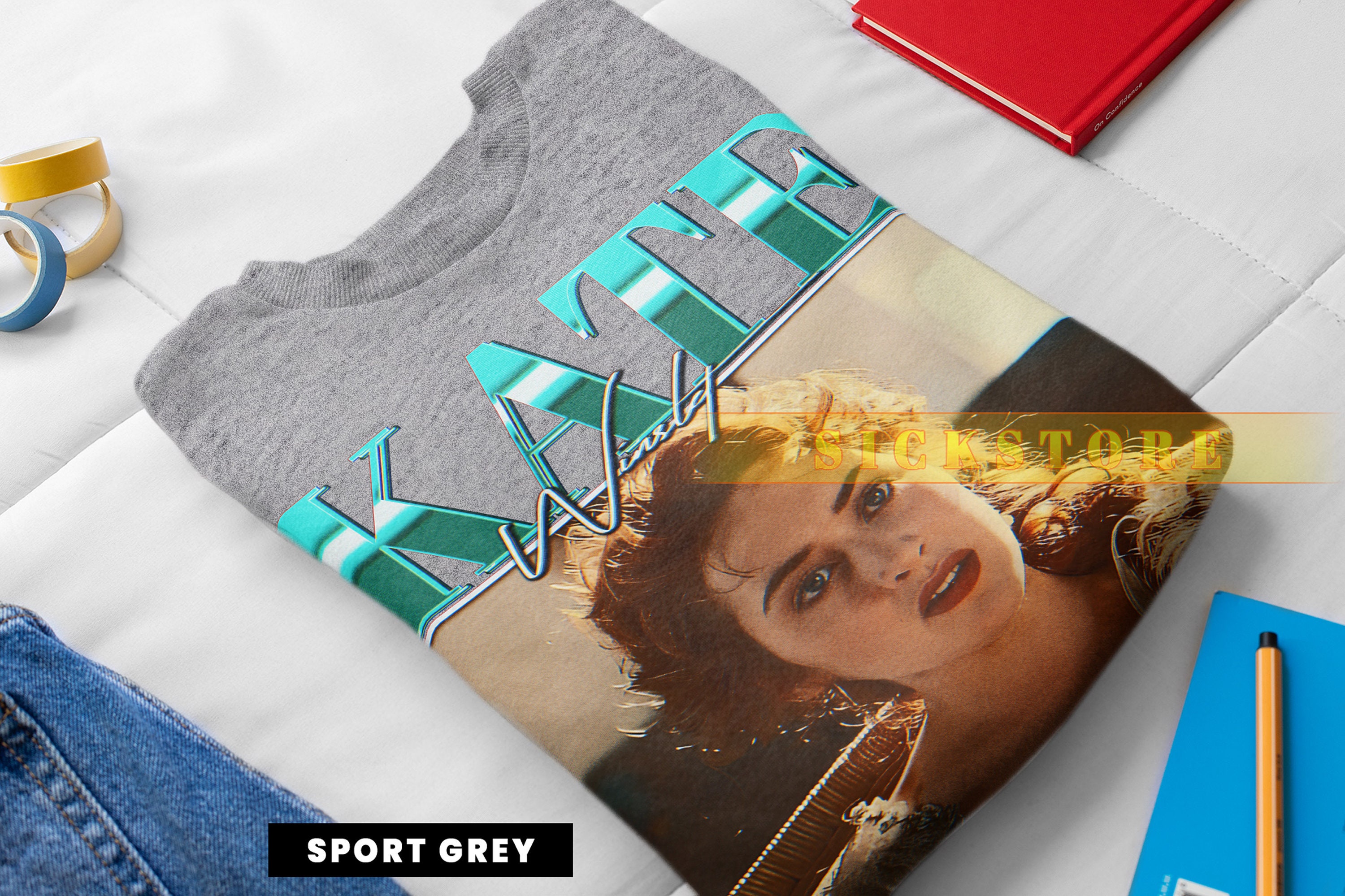 KATE WINSLET Sweatshirt Kate Winslet Homage Sweater Kate - Etsy