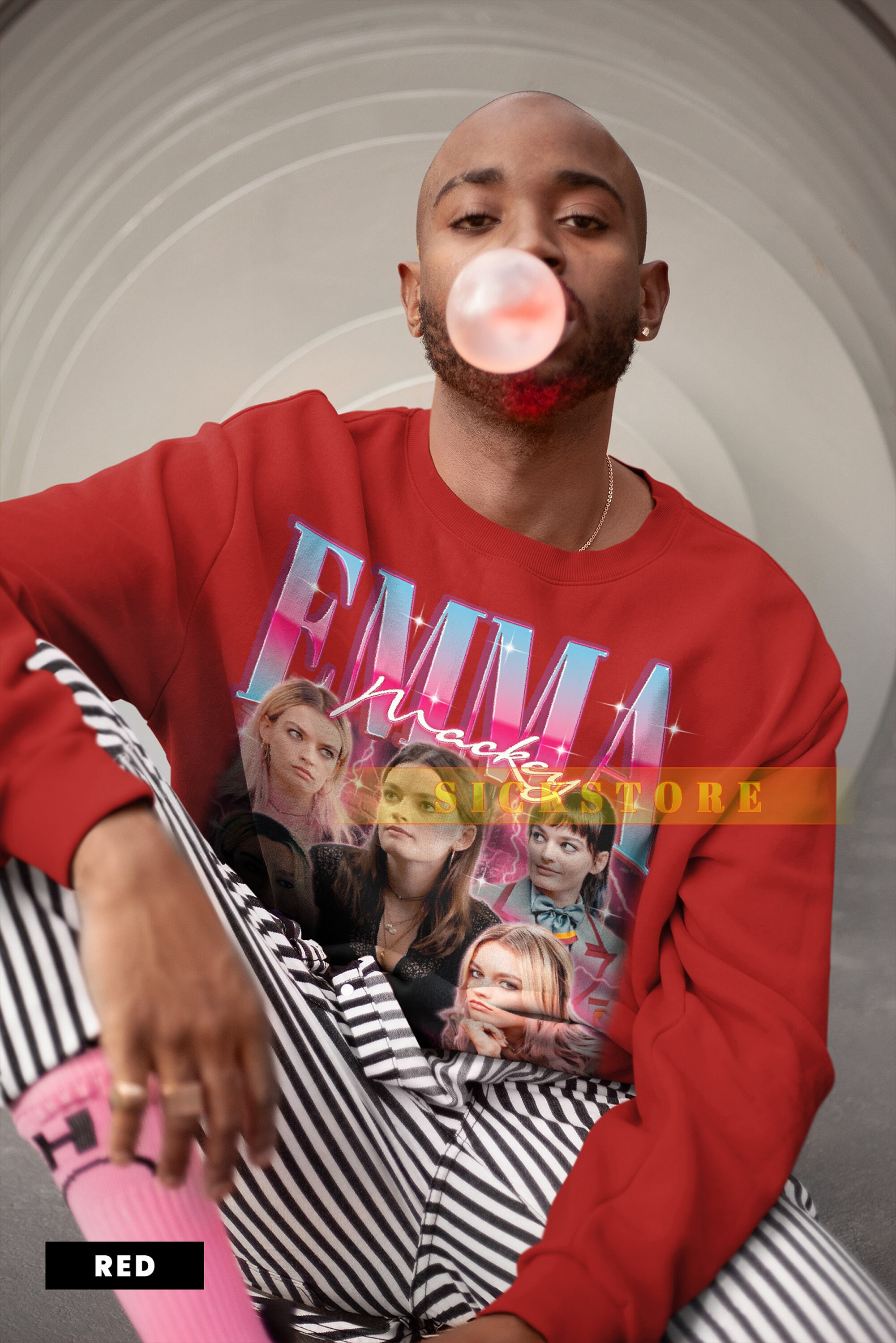 EMMA MACKEY Vintage Sweatshirt, Emma Mackey Homage Tshirt, Emma Mackey ...