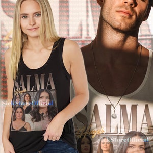 SALMA HAYEK Pinault Vintage Shirt, Salma Hayek Homage Tshirt, Salma ...