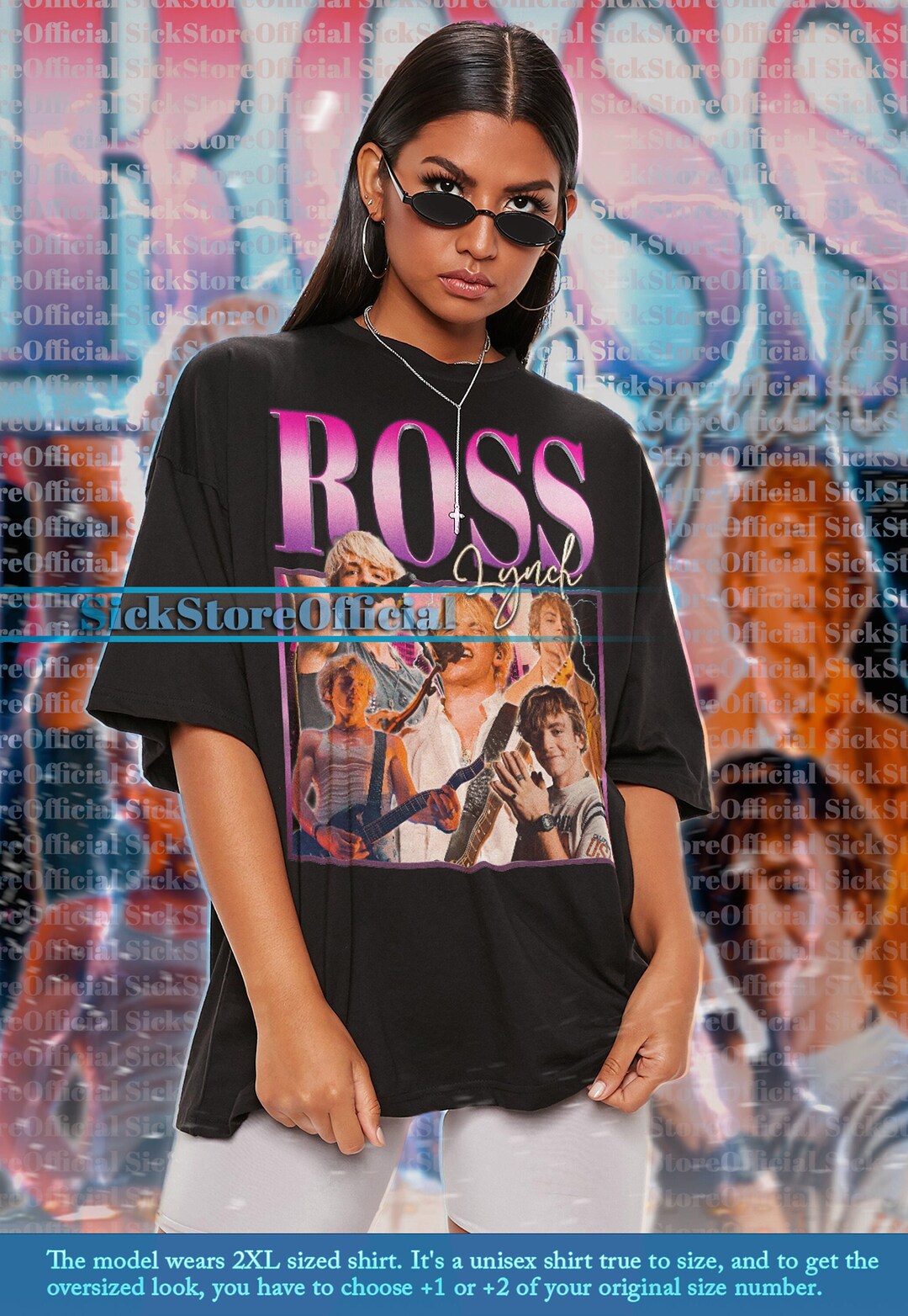 ROSS LYNCH Vintage Shirt, Ross Lynch Homage Tshirt, Ross Lynch Fan Tees ...