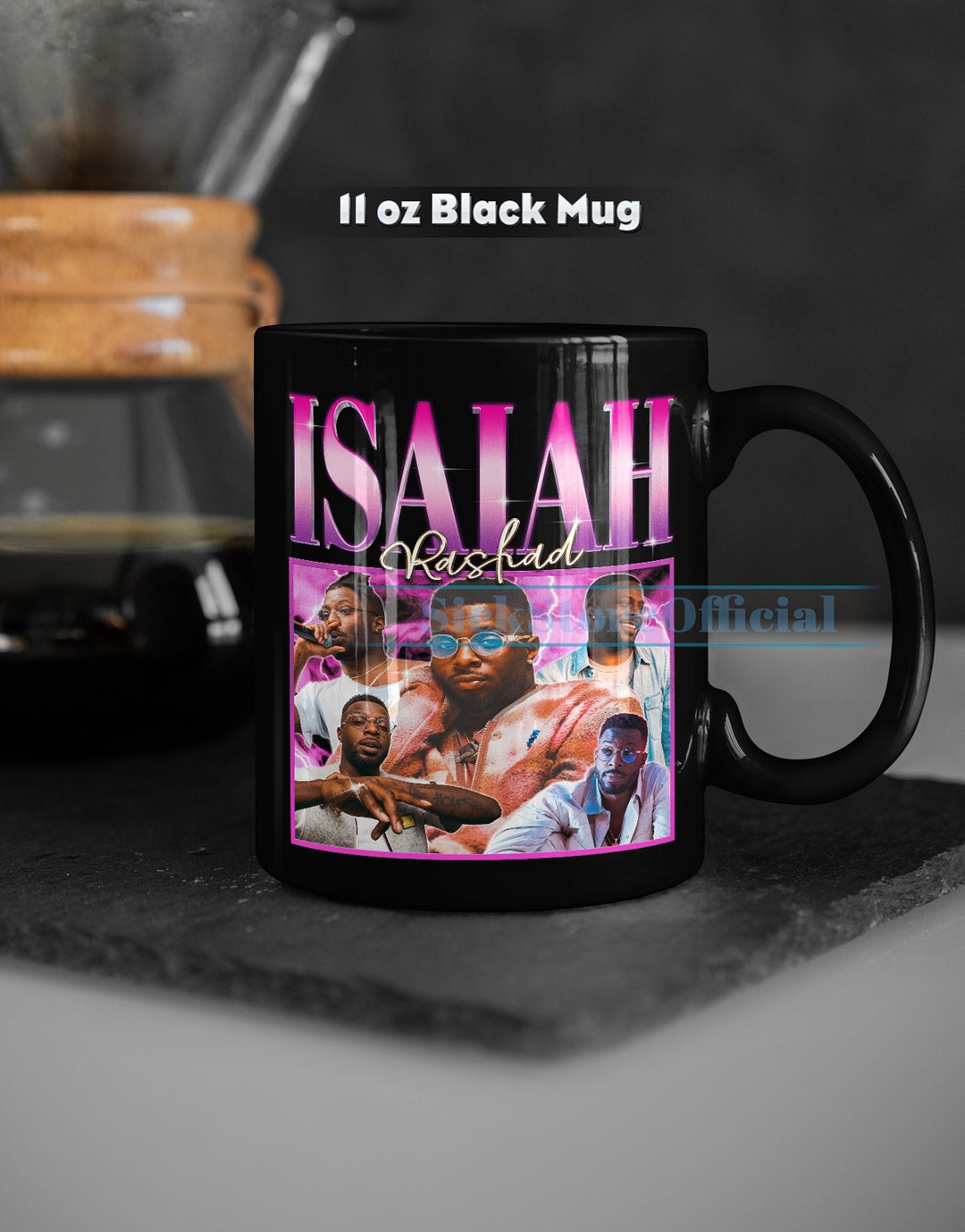 ISAIAH RASHAD Coffee Mug, Isaiah Rashad Tea Mug, Isaiah Rashad ...