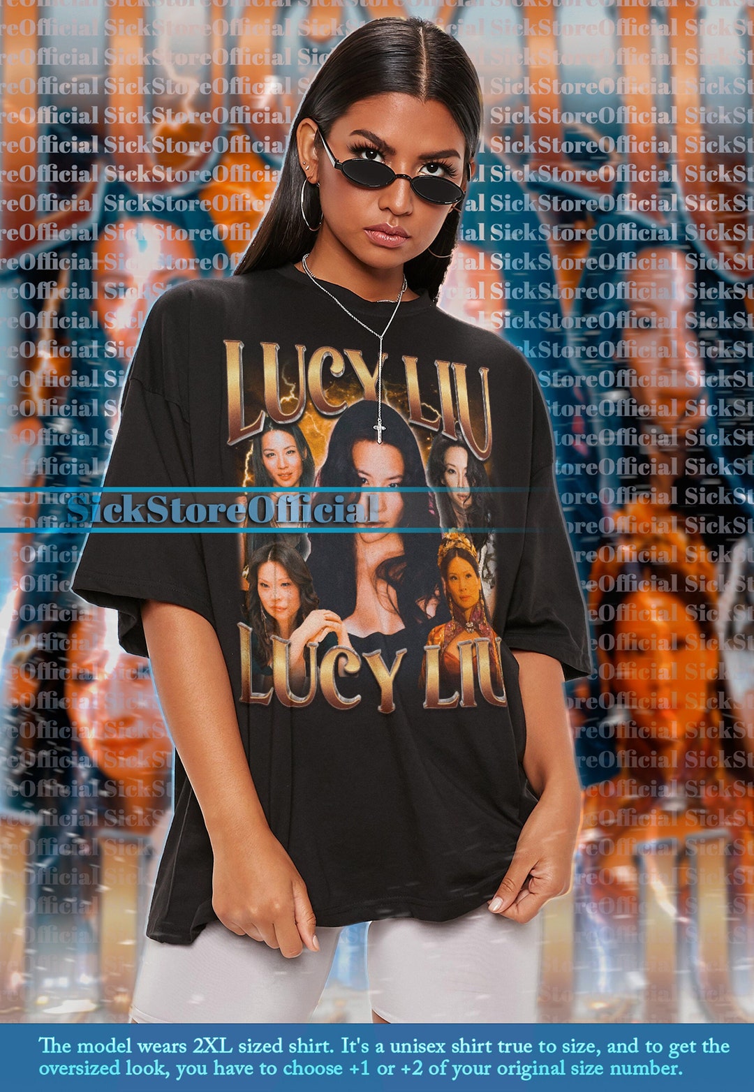 LUCY LIU Vintage Shirt, Lucy Liu Homage Tshirt, Lucy Liu Fan Tees, Lucy ...