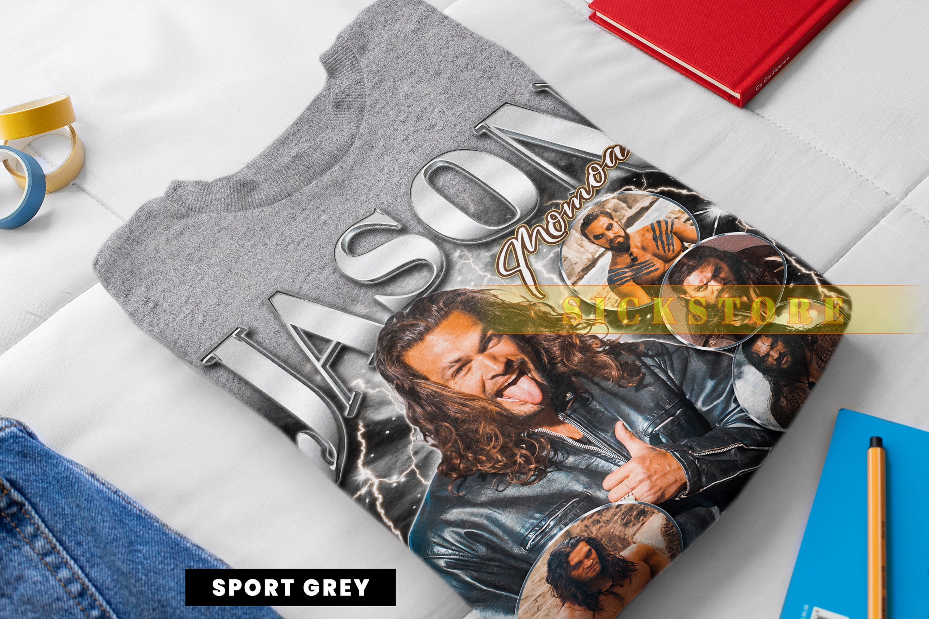 JASON MOMOA Vintage Sweatshirt Jason Momoa Homage Sweater - Etsy