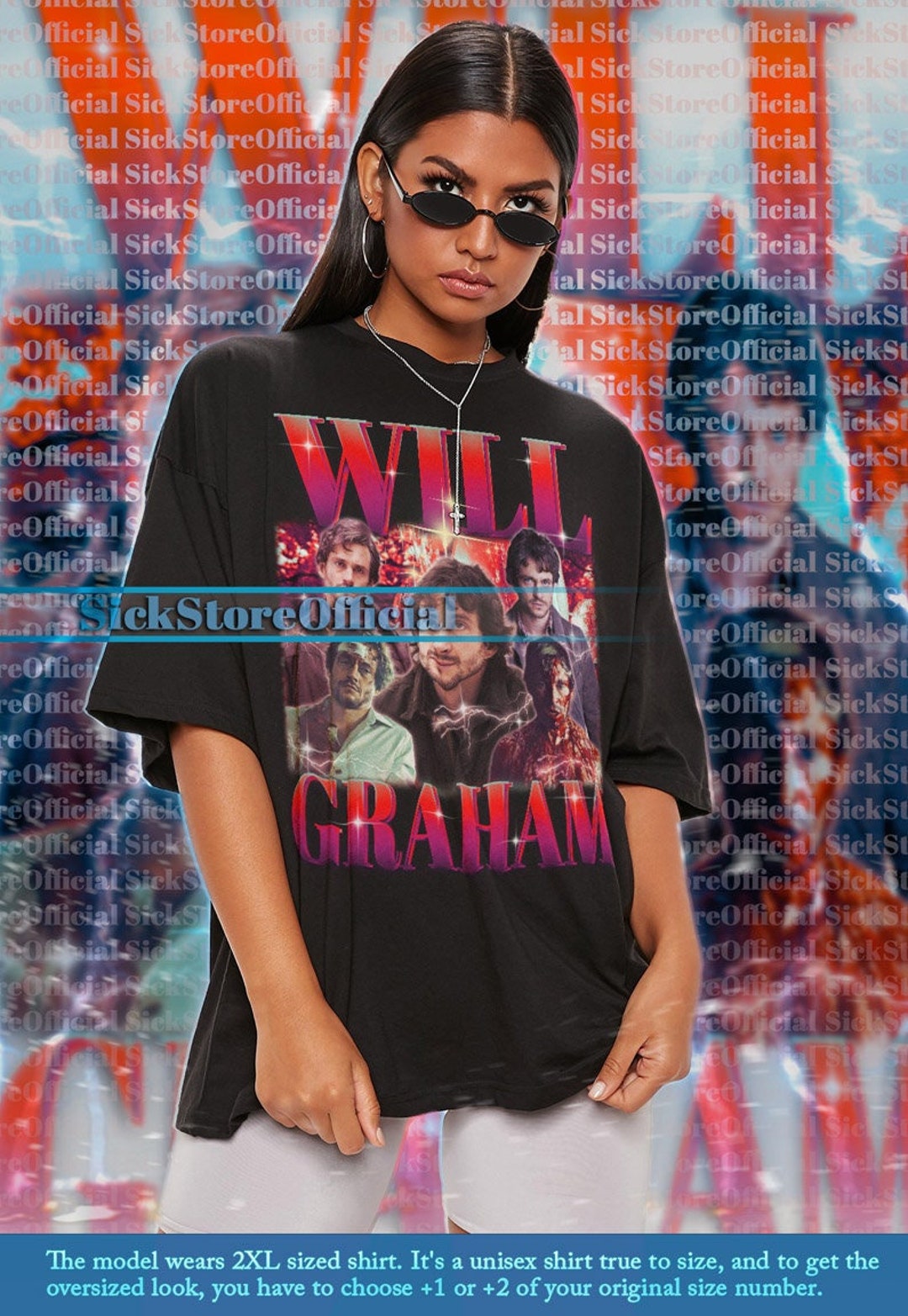 WILL GRAHAM Vintage Shirt, Will Graham Homage Tshirt, Will Graham Fan ...