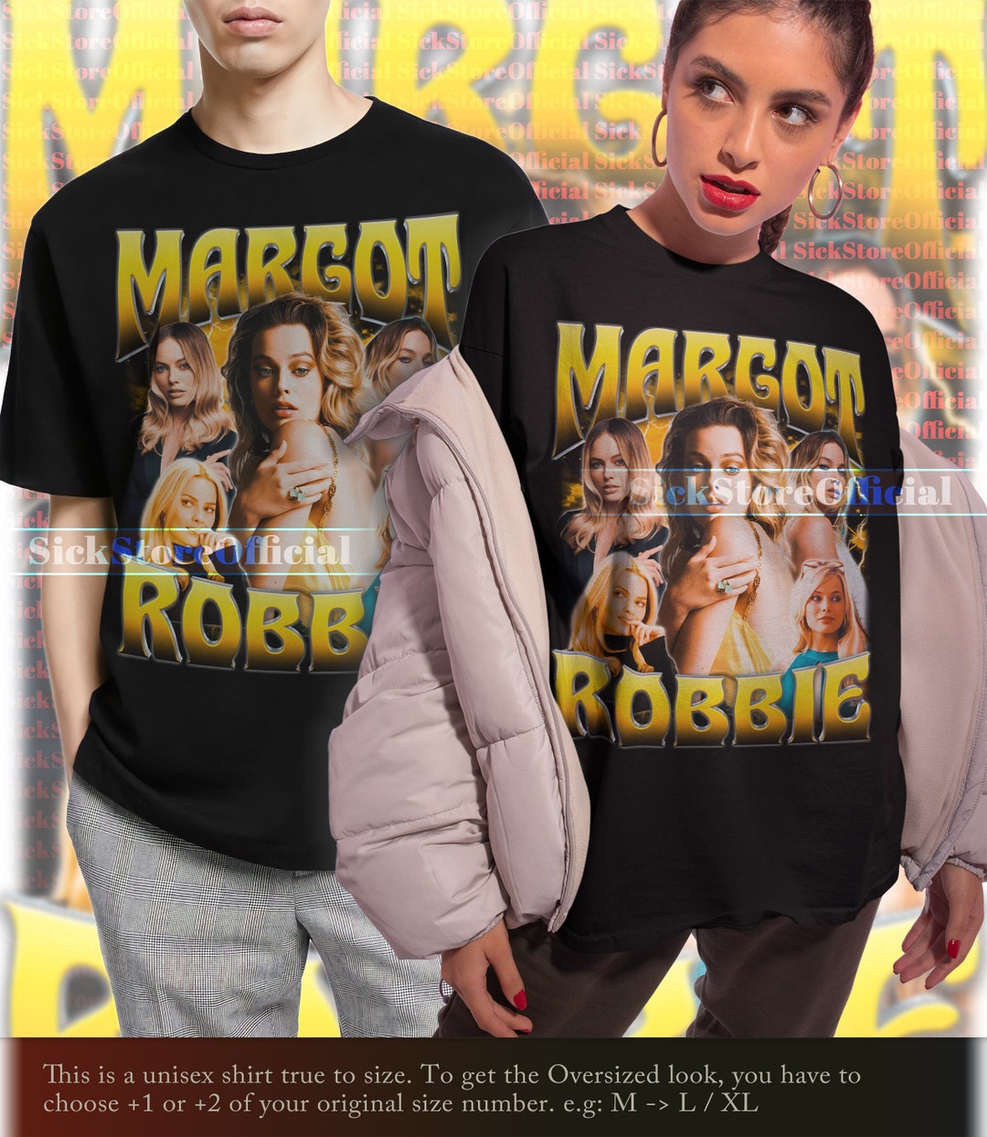 MARGOT ROBBIE Vintage Shirt Margot Robbie Fan Tees Actress - Etsy