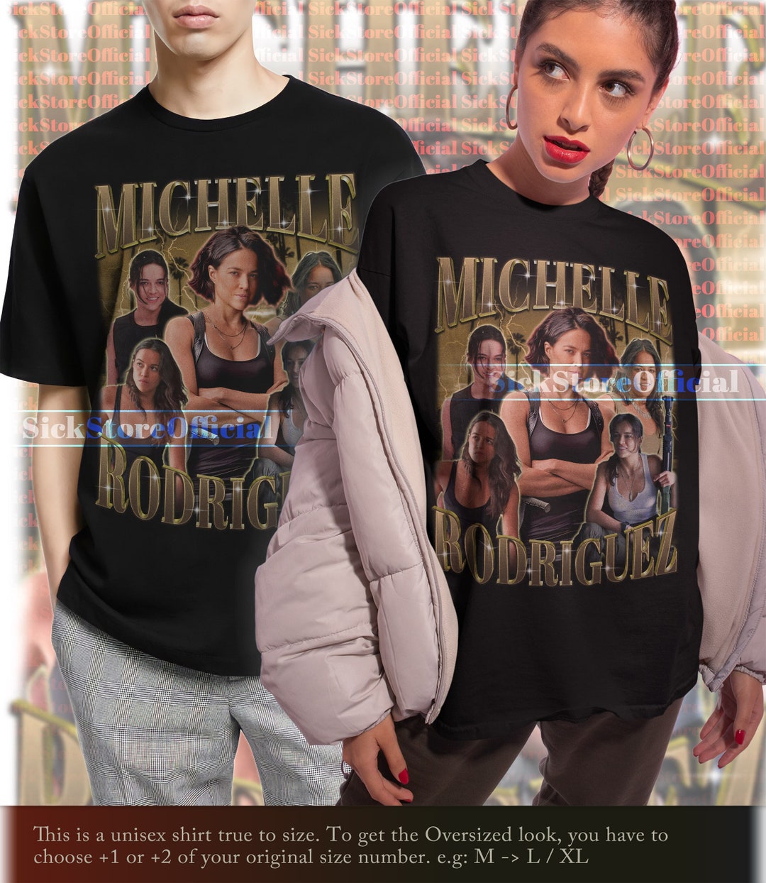 MICHELLE RODRIGUEZ Shirt Letty Fast Michelle Rodriguez Tees - Etsy