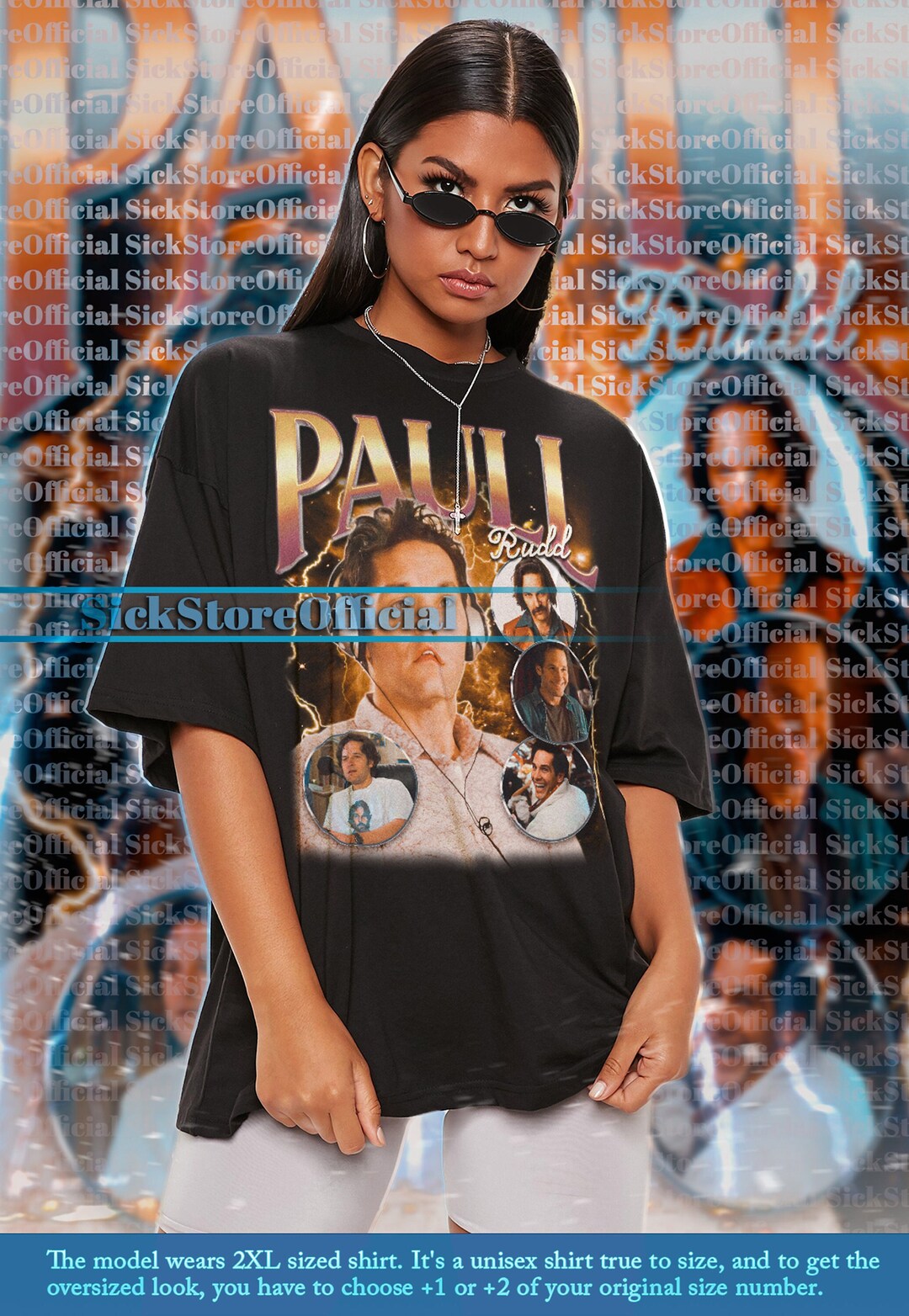 PAUL RUDD American Actor Vintage Shirt, Paul Rudd Homage Tshirt, Paul ...