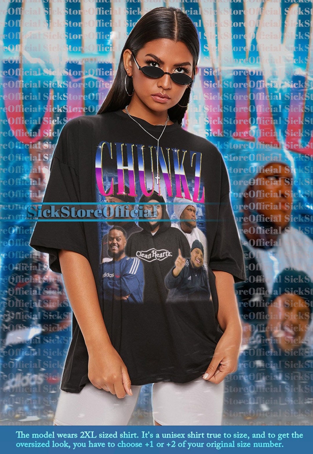 CHUNKZ Vintage Shirt, Chunkz Homage Tshirt, Chunkz Fan Tees, Chunkz ...