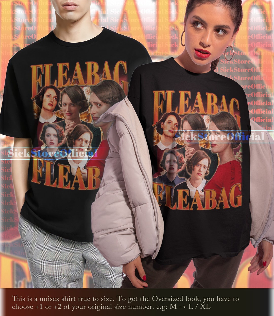 FLEABAG Shirt TV Series Fleabag Vintage Shirt Fleabag Homage - Etsy