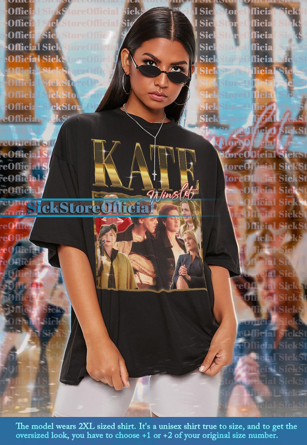 KATE WINSLET Vintage Shirt, Actress Kate Winslet Homage Tshirt, Kate ...