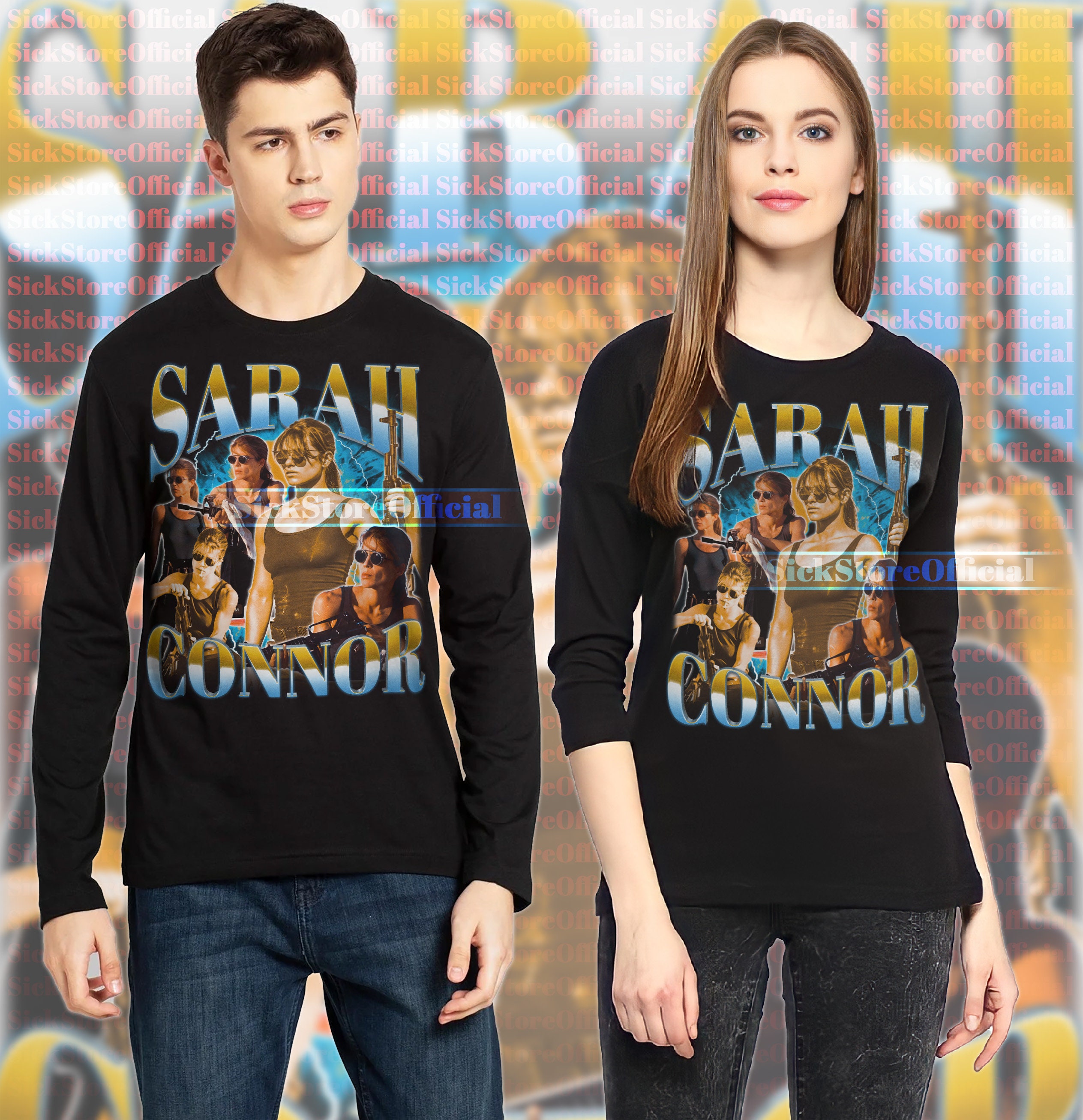 SARAH CONNOR Vintage Shirt Sarah Connor Homage Retro Tshirt - Etsy
