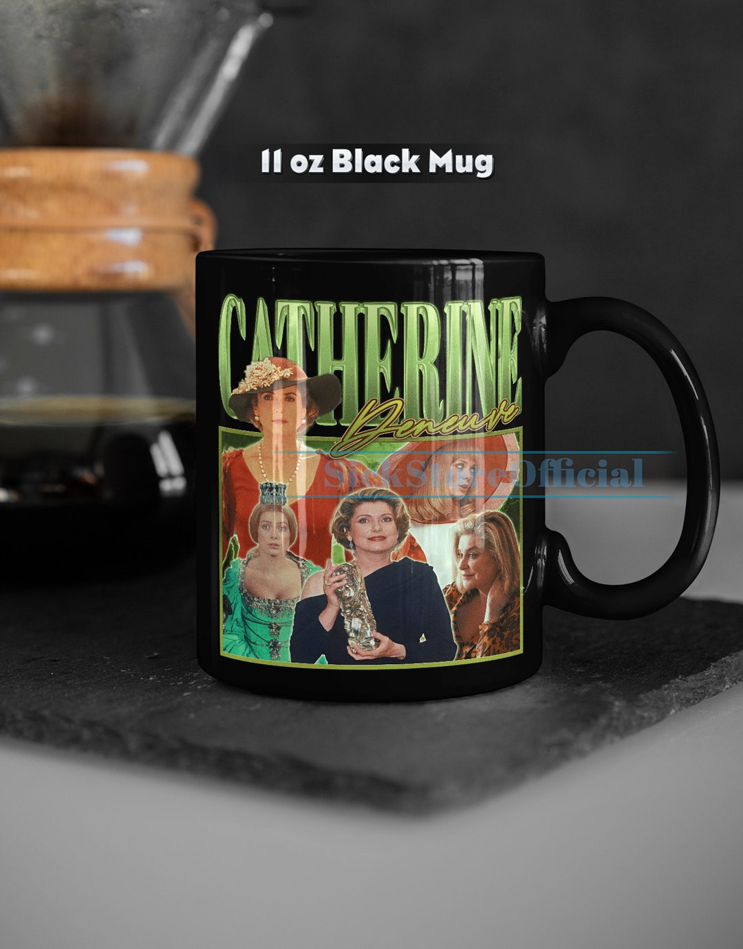 CATHERINE DENEUVE Coffee Mug, Catherine Deneuve Tea Mug, Catherine ...