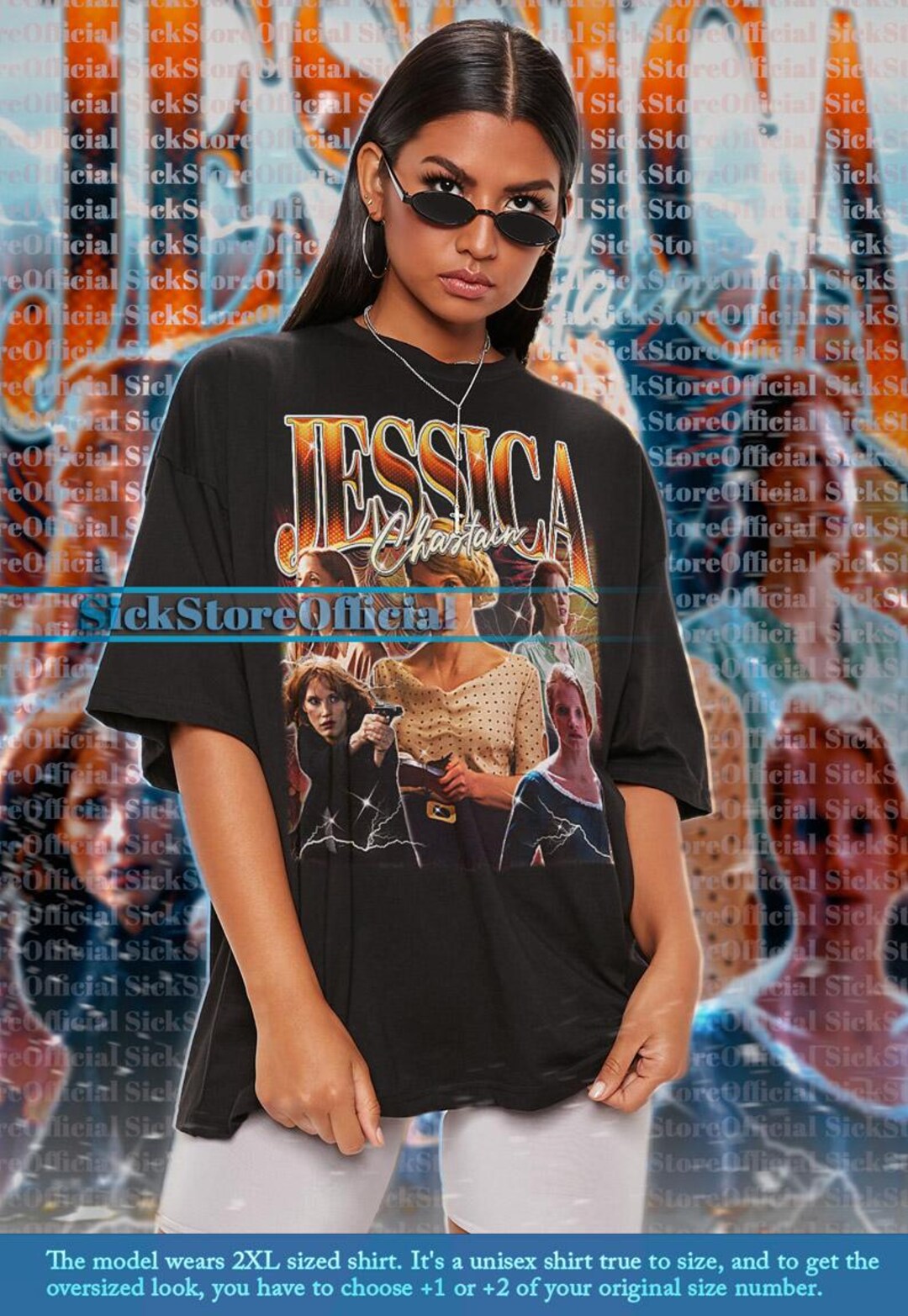 JESSICA CHASTAIN Shirt, Jessica Chastain Tshirt, Jessica Chastain Tees ...