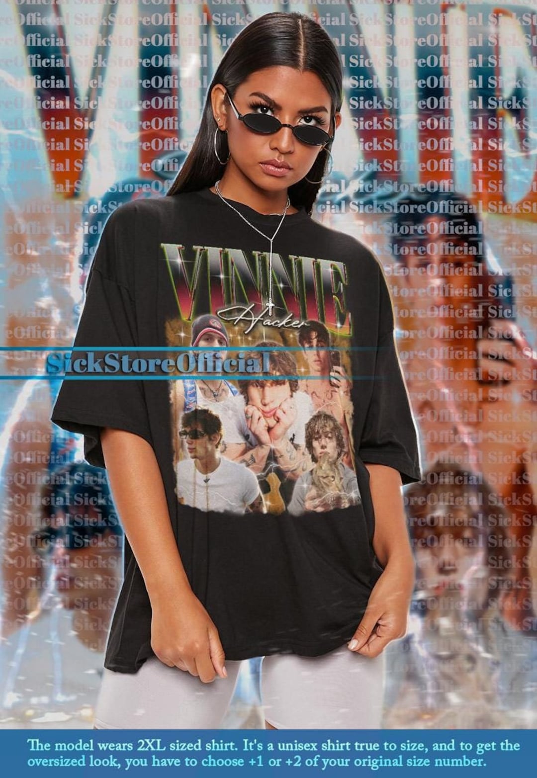 VINNIE HACKER Vintage Shirt, Vinnie Hacker Homage Tshirt, Vinnie Hacker ...