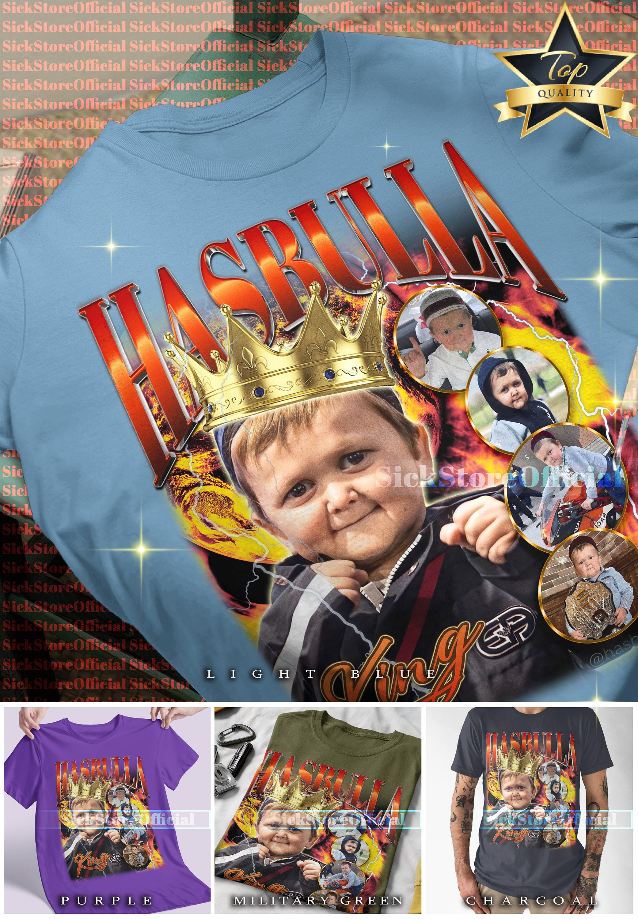 KING HASBULLA Magomedov Shirt Hasbulla Shirt King Hasbulla - Etsy Australia