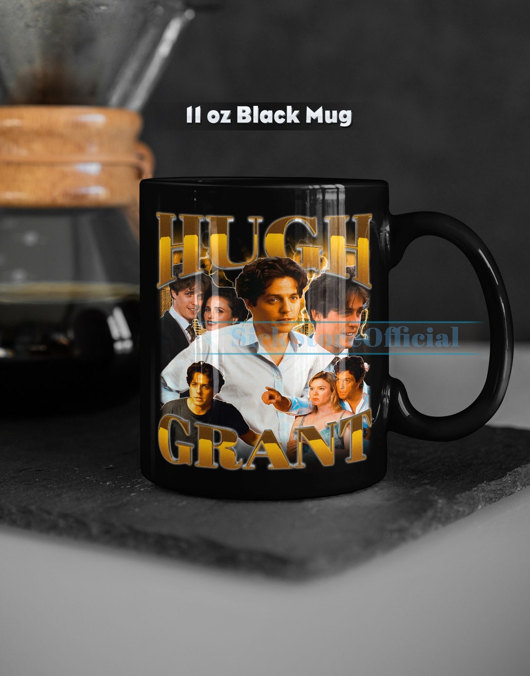 HUGH GRANT Coffee Mug, Hugh Grant Tea Mug, Hugh Grant Drinkware, Hugh ...