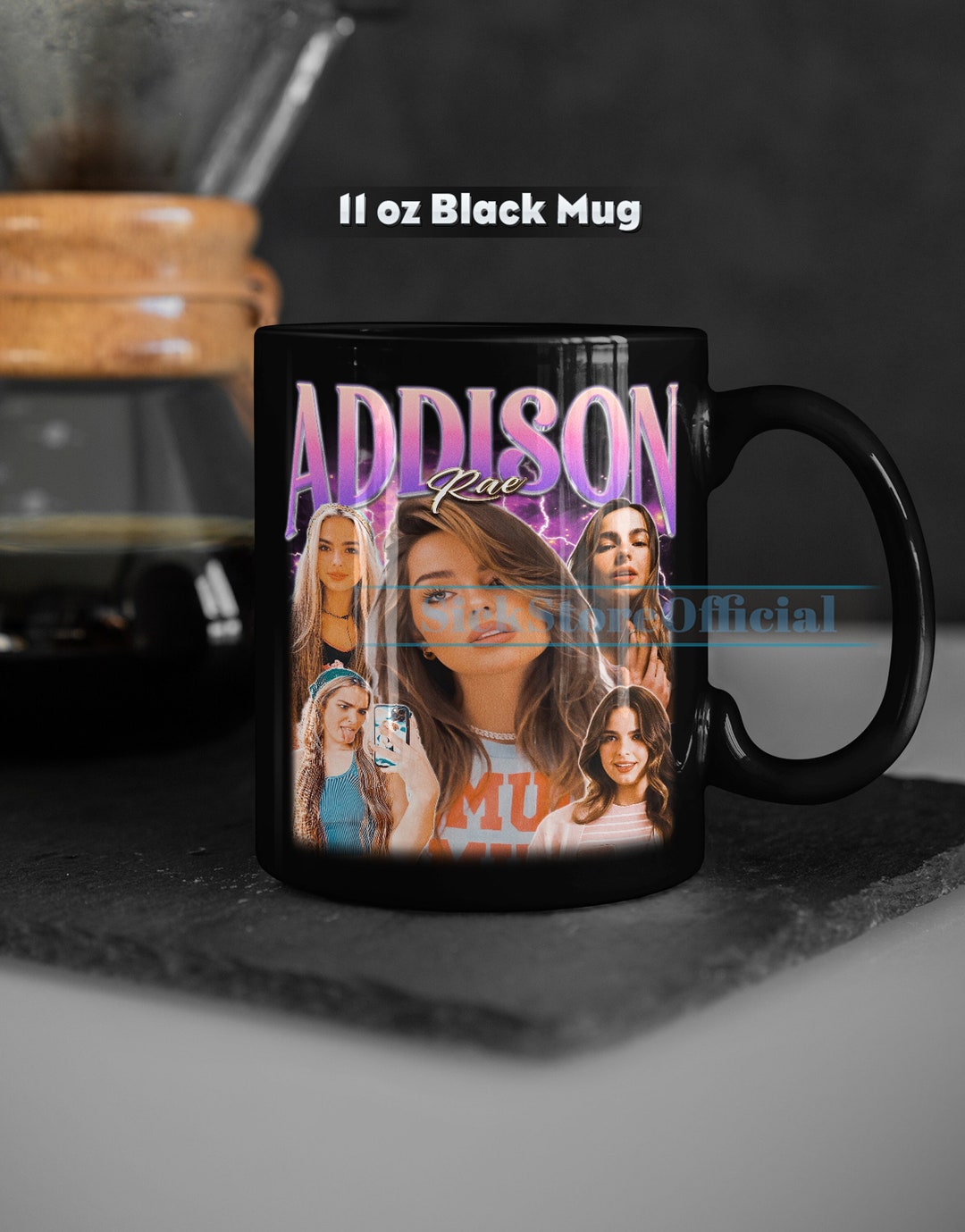 ADDISON RAE Coffee Mug, Addison Rae Tea Mug, Addison Rae Drinkware ...