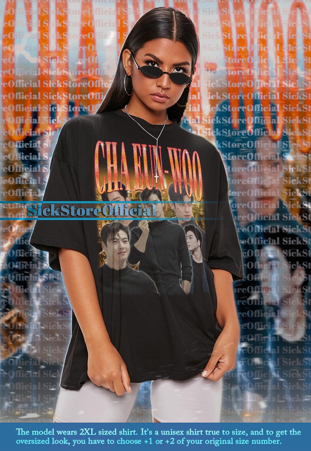 CHA EUN-WOO Vintage Shirt, Cha Eun-woo Homage Tshirt, Cha Eun-woo Fan ...