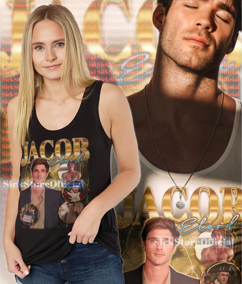 JACOB ELORDI Vintage Shirt Jacob Elordi Homage Tshirt Jacob - Etsy