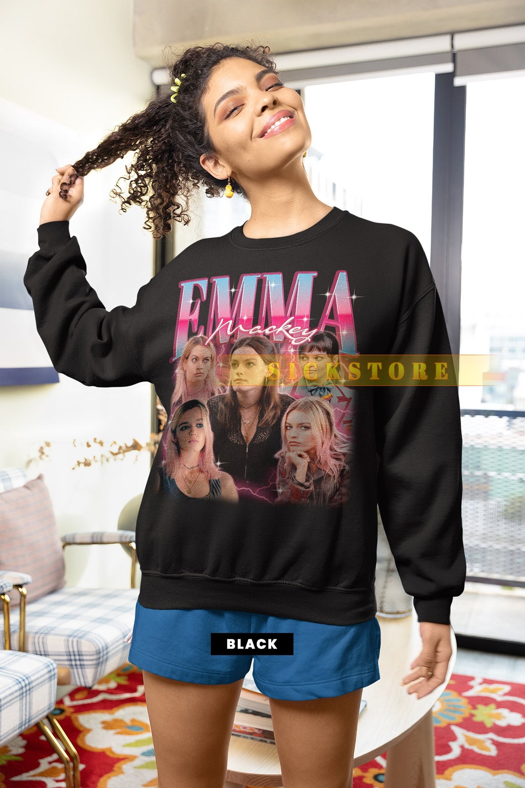 EMMA MACKEY Vintage Sweatshirt, Emma Mackey Homage Tshirt, Emma Mackey ...