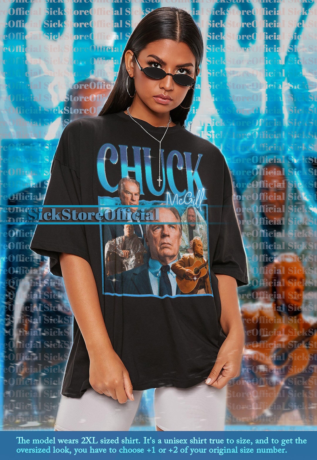 CHUCK MCGILL Vintage Shirt, Chuck Mcgill Homage Tshirt, Chuck Mcgill ...