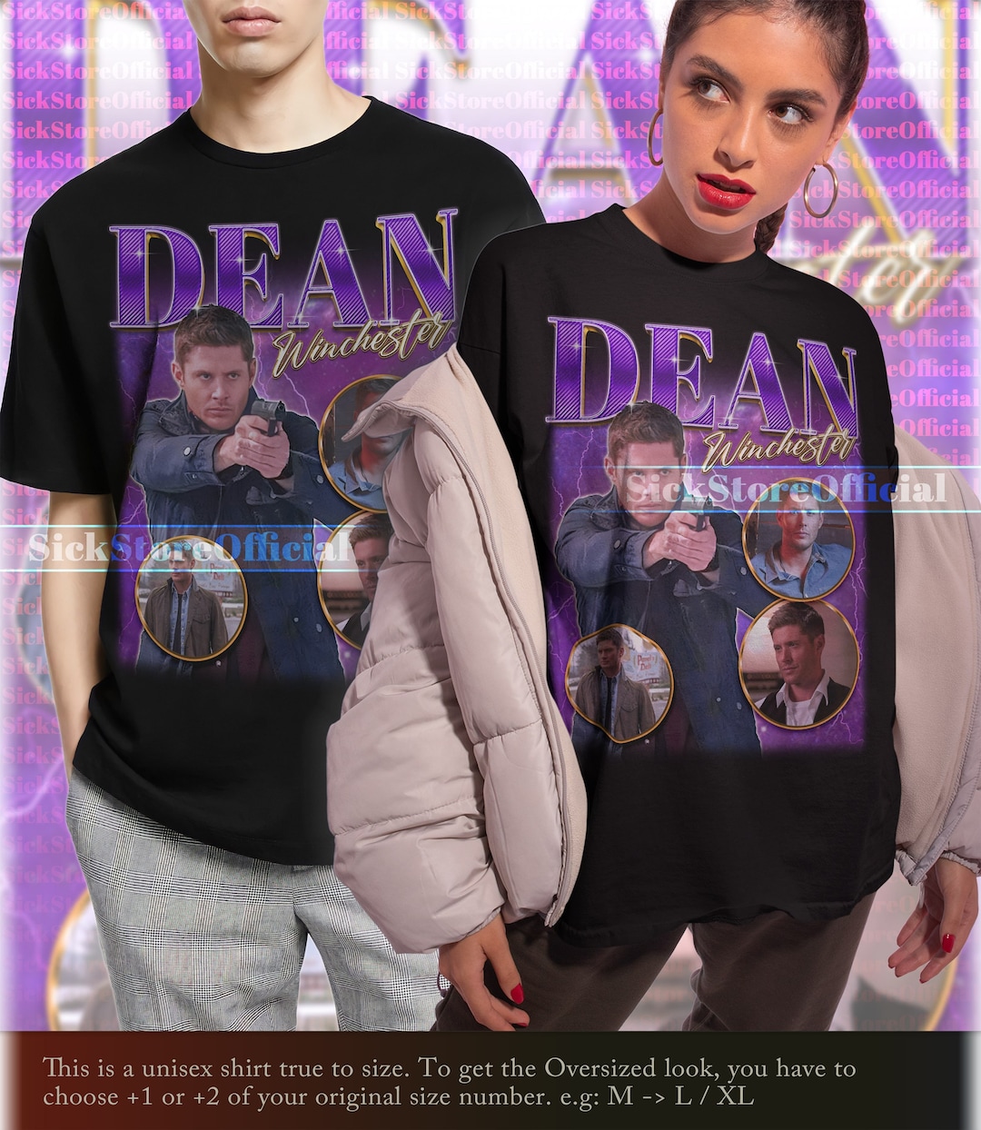 DEAN WINCHESTER Shirt Supernatural Dean Winchester Tshirt - Etsy