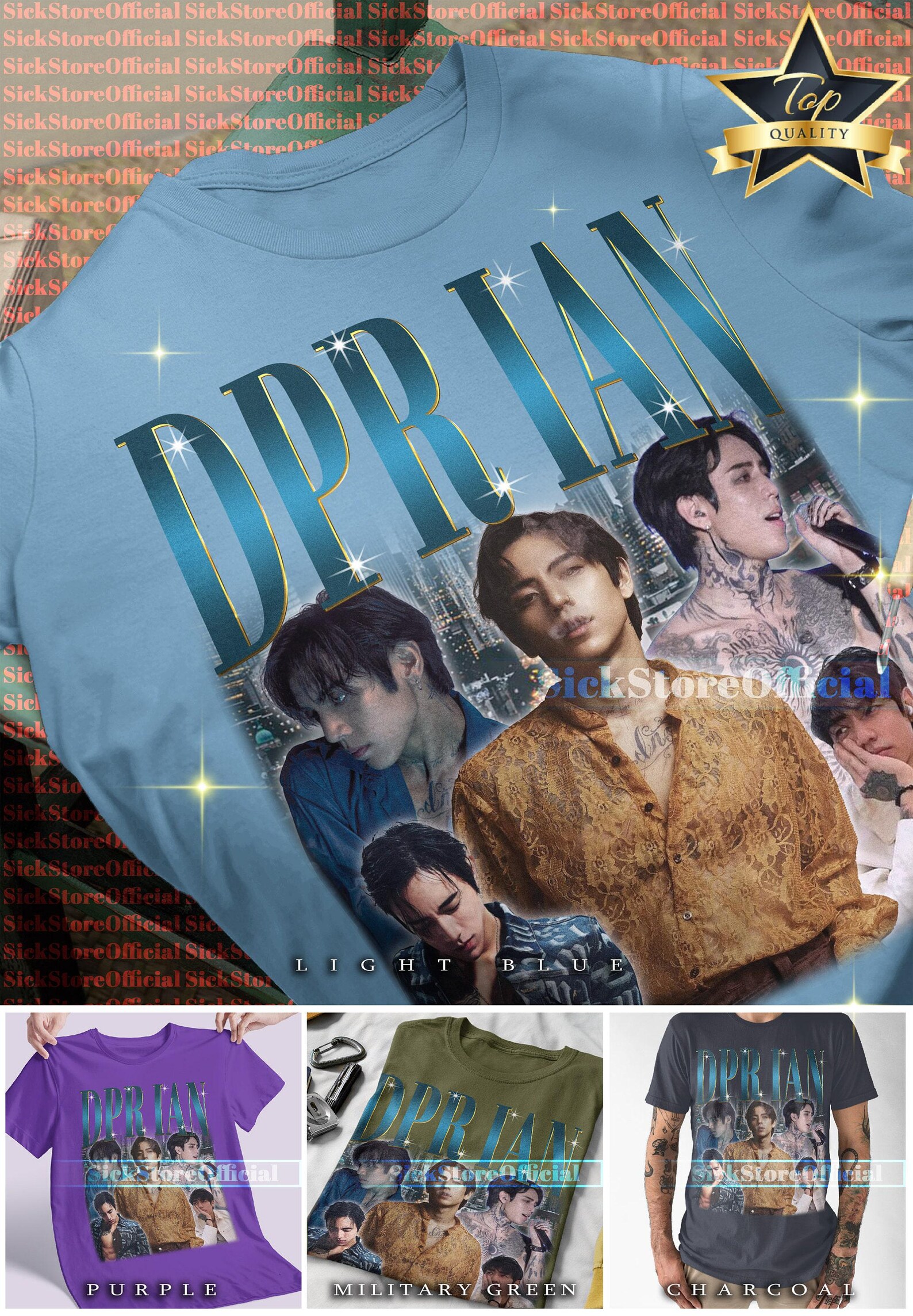 DPR IAN Vintage Shirt, Dpr Ian Homage Tshirt, Dpr Ian Fan Tees, Dpr Ian ...