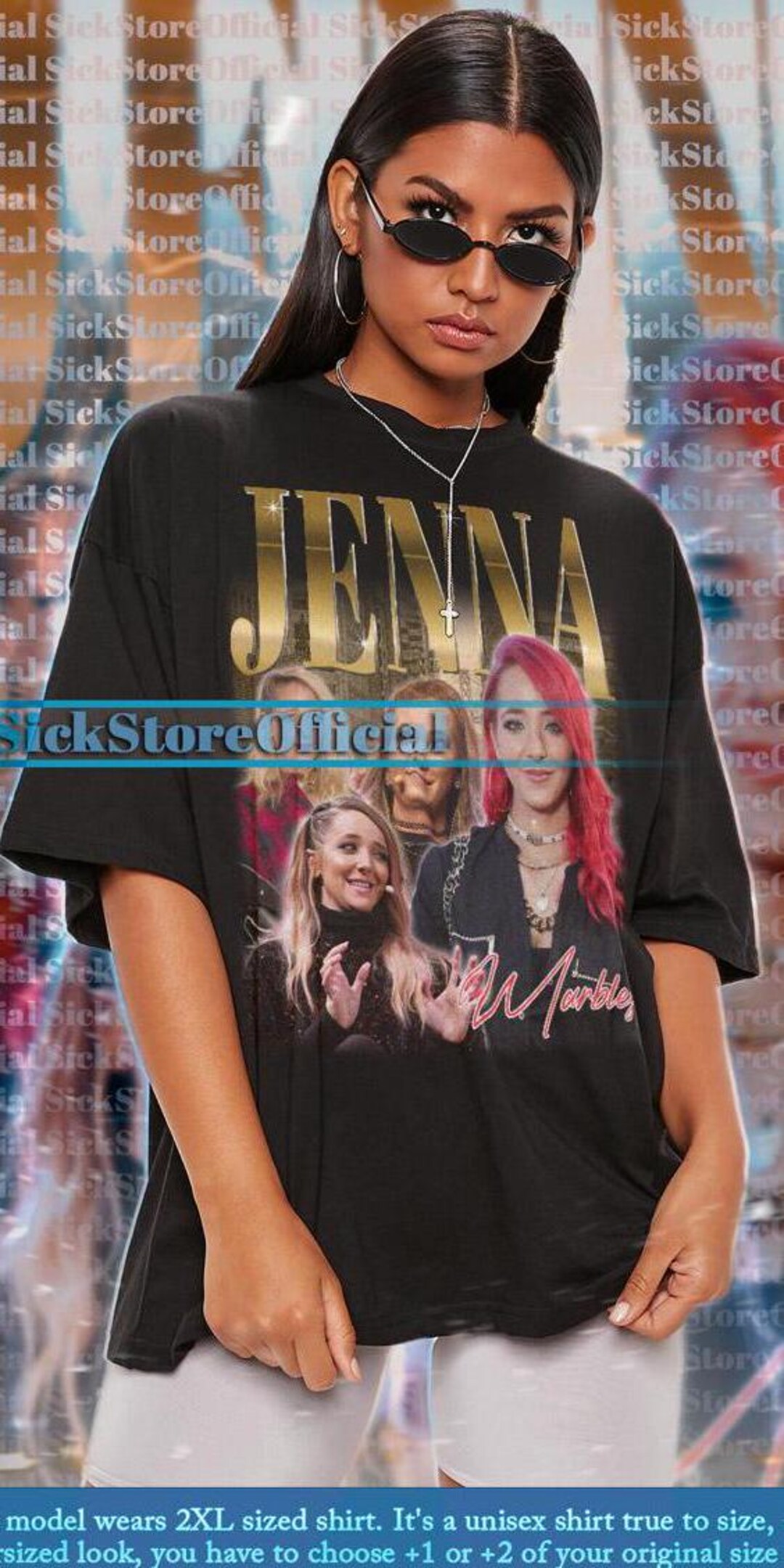 JENNA MARBLES Bootleg Shirt, Jenna Marbles Retro Sweater, 90s Youtube ...