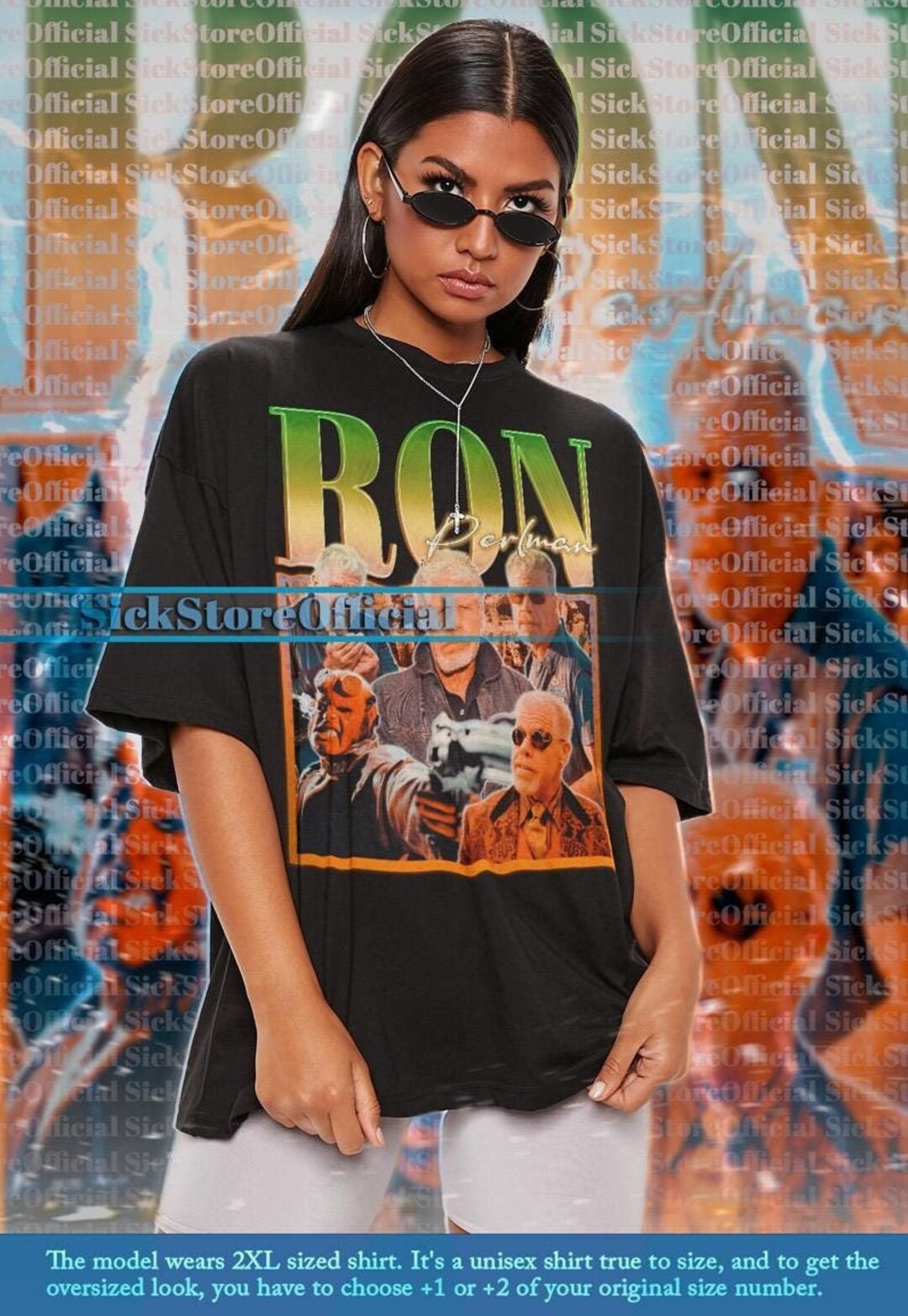 RON PERLMAN Vintage Shirt, Ron Perlman Homage Tshirt, Ron Perlman Fan ...