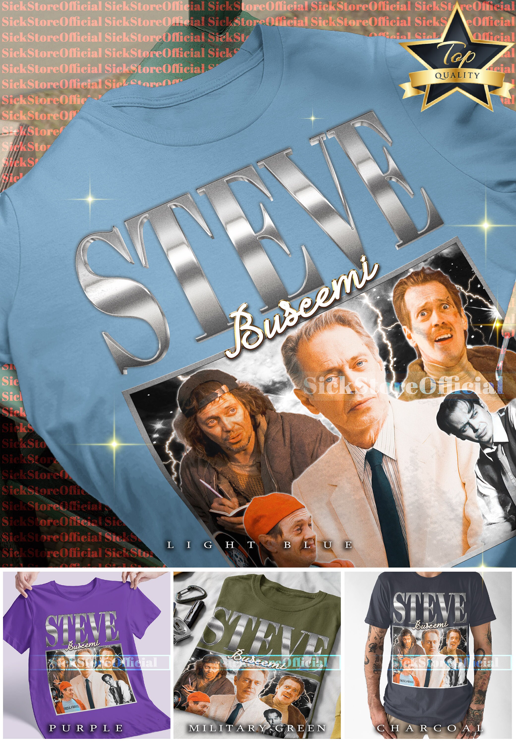 STEVE BUSCEMI Vintage Shirt Steve Buscemi Homage Tshirt - Etsy