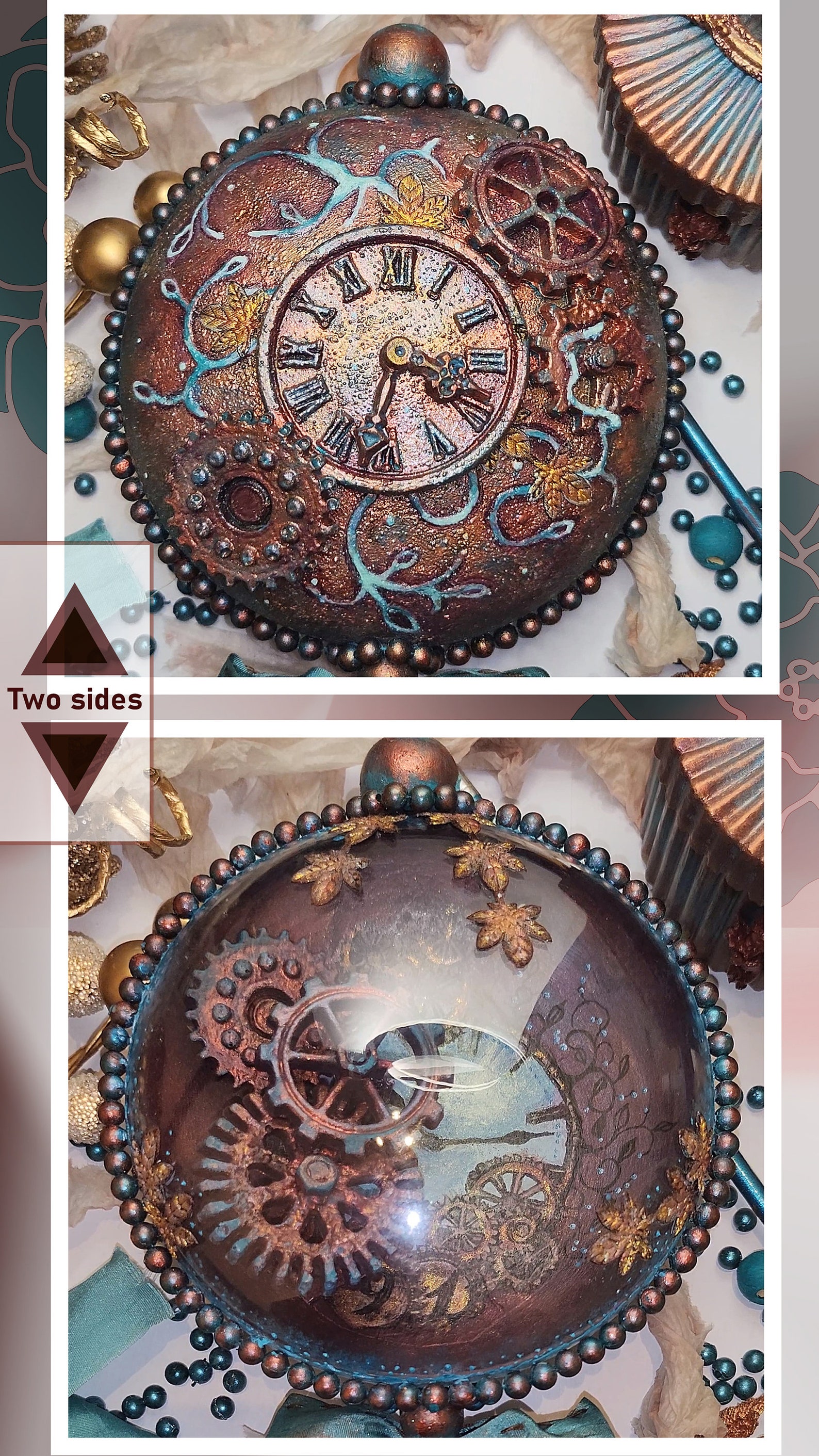 Steampunk Christmas Tree Ornament / Christmas Bauble / Decoration - Etsy